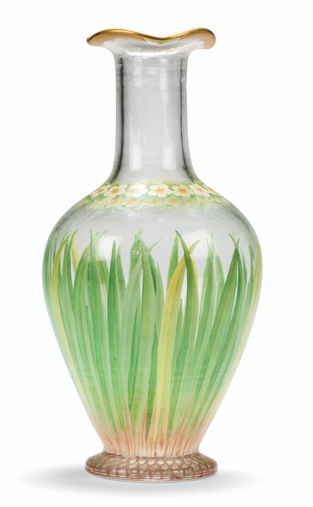 AN A.J.F. CHRISTY (STANGATE GLASS WORKS) 'WELL SPRING' WATER CARAFE ...