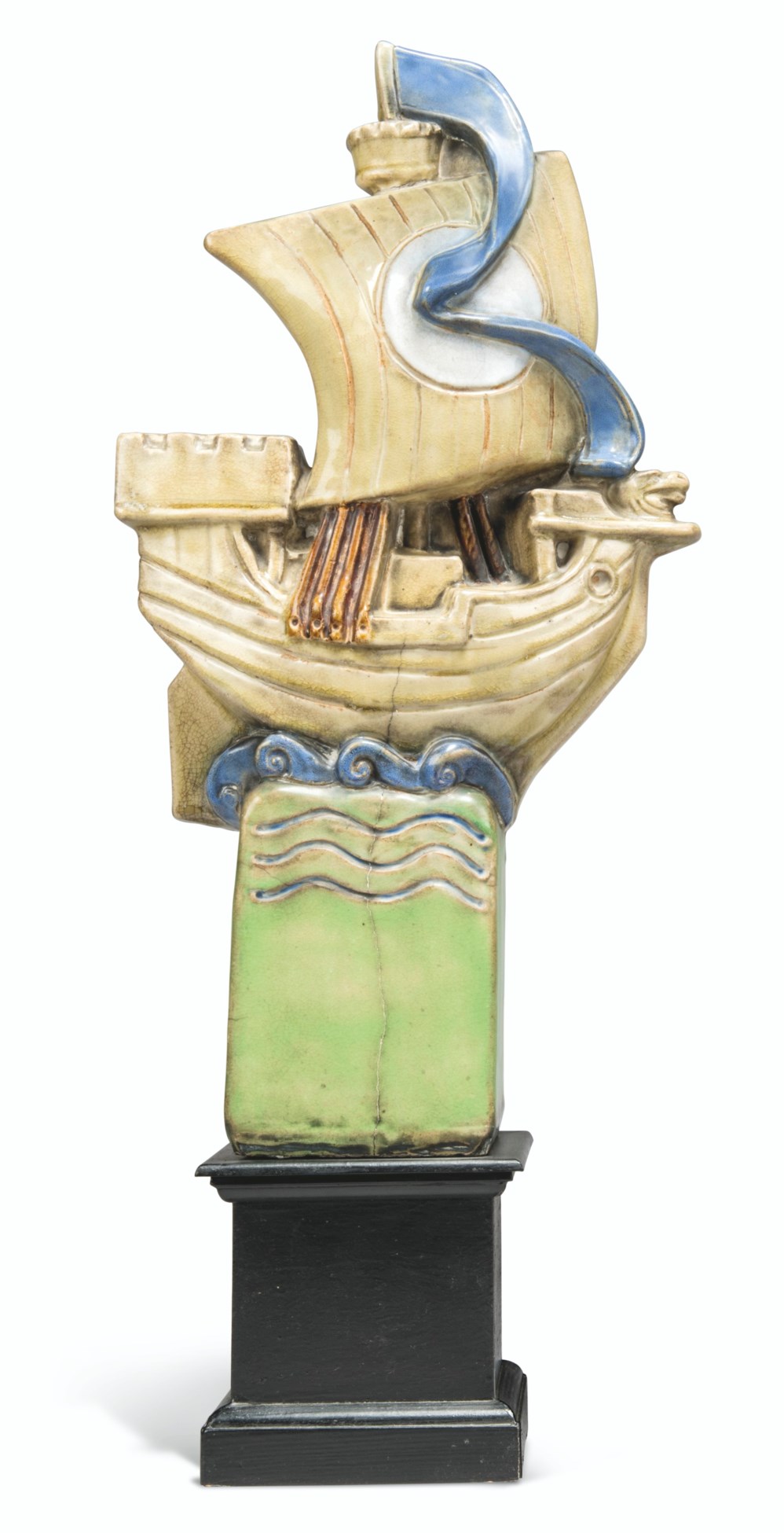 A DOULTON LAMBETH STONEWARE POST FINIAL BY GILBERT BAYES, CIRCA 1931-38 ...