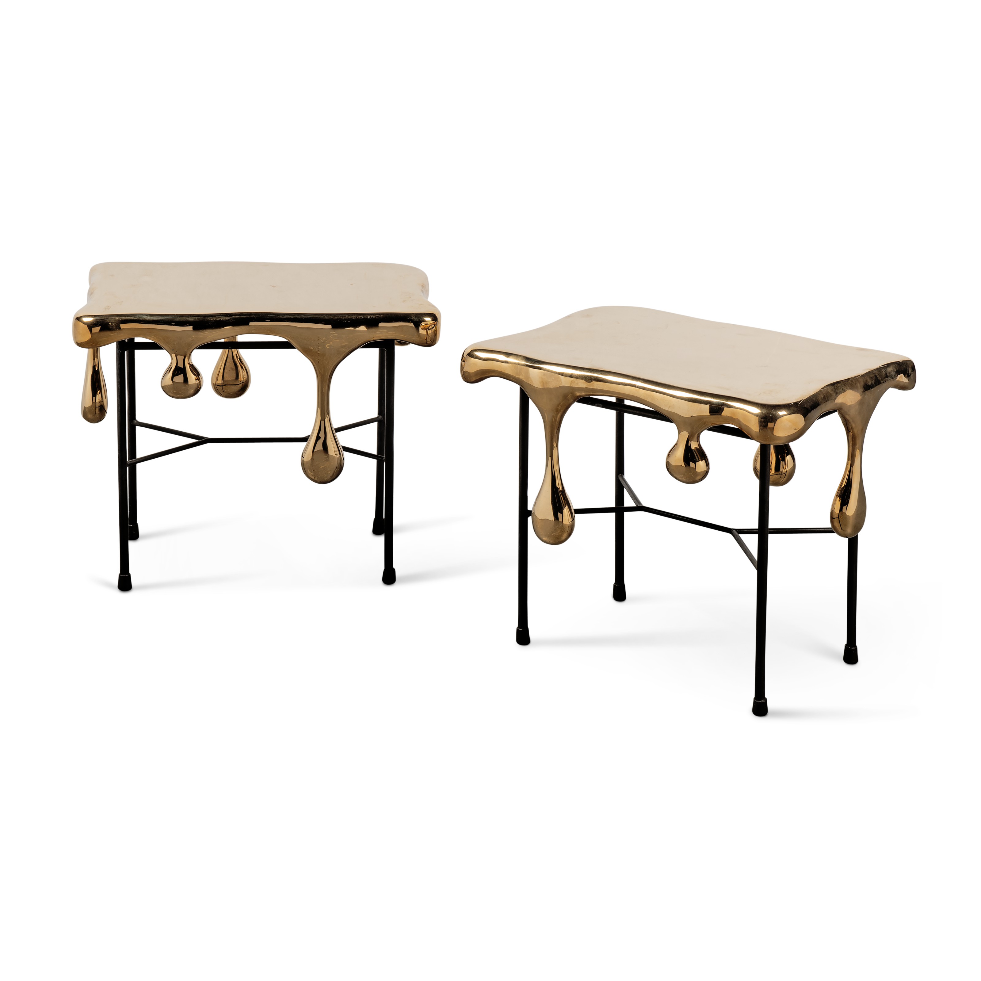 REINIER BOSCH (B. 1980), TWO MIRRORED 'SECRET LAGOON' TABLES, FROM THE ...