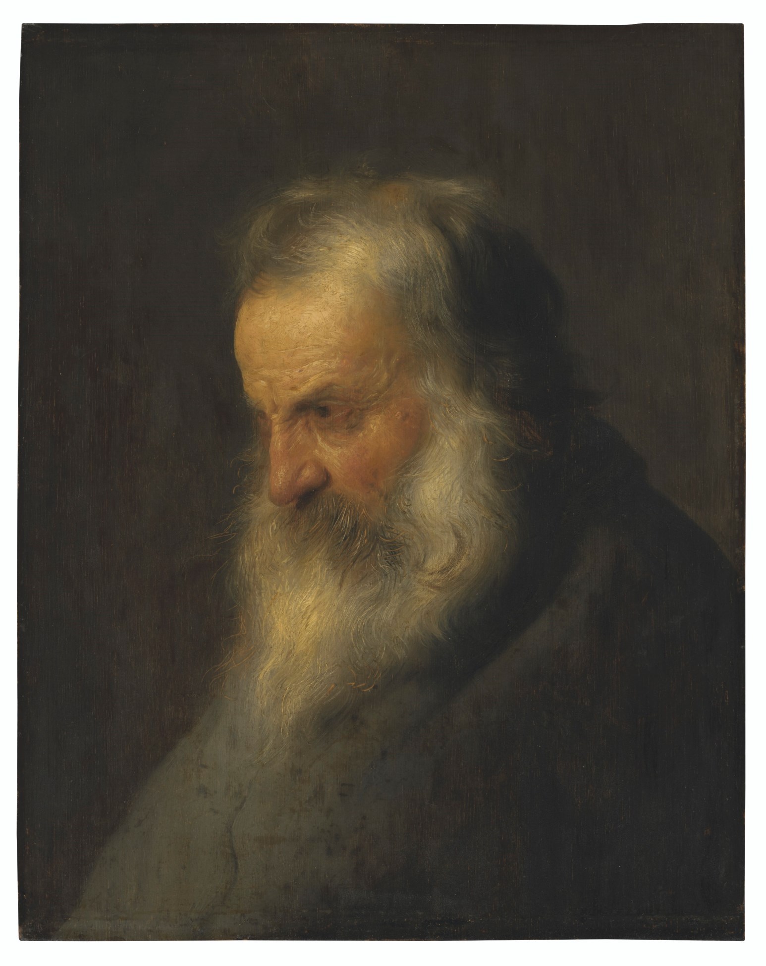 JAN LIEVENS (LEIDEN 1607-1674 AMSTERDAM), Head of a bearded man ...