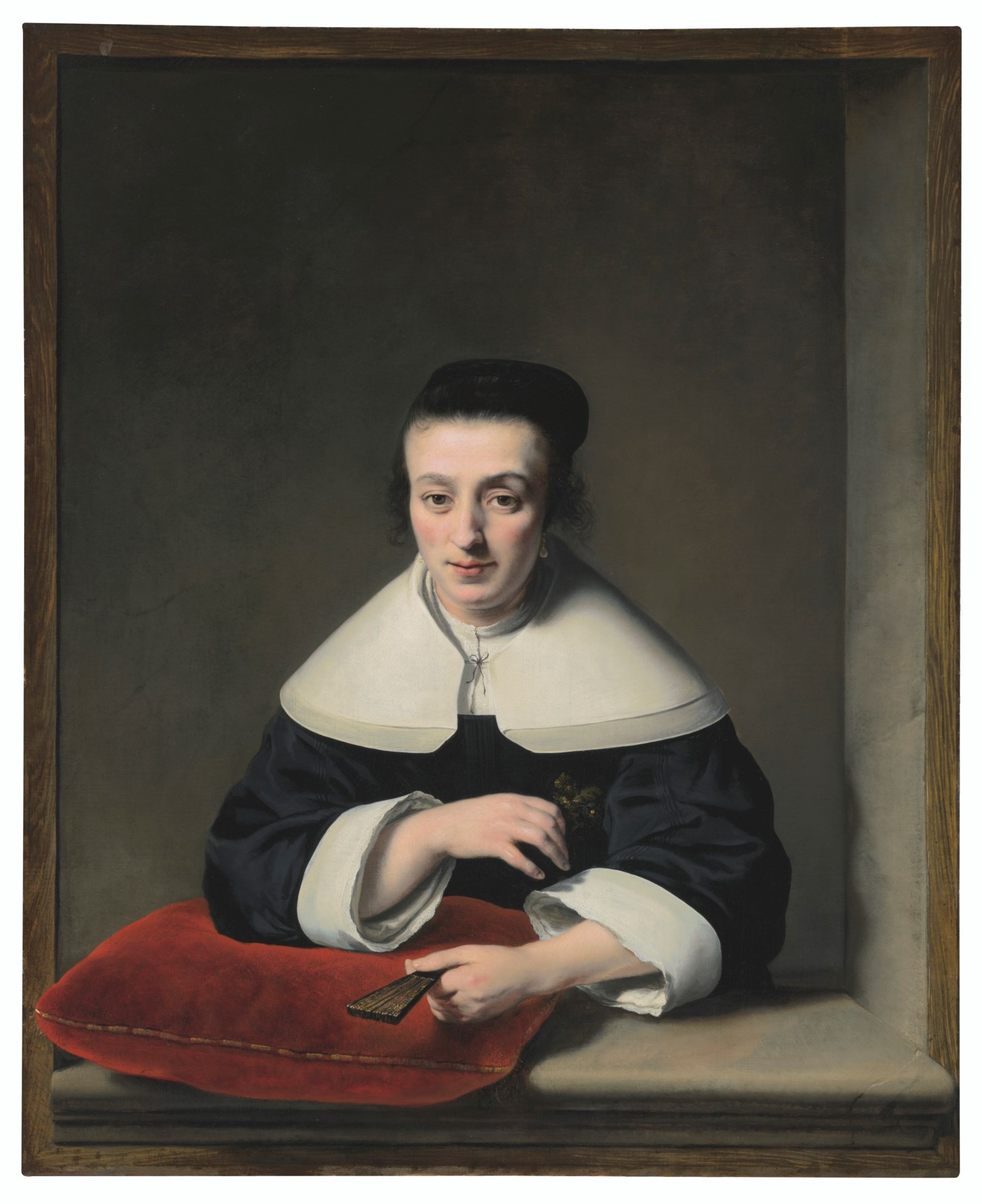 FERDINAND BOL (DORDRECHT 1616-1680 AMSTERDAM), Portrait of a lady at a ...