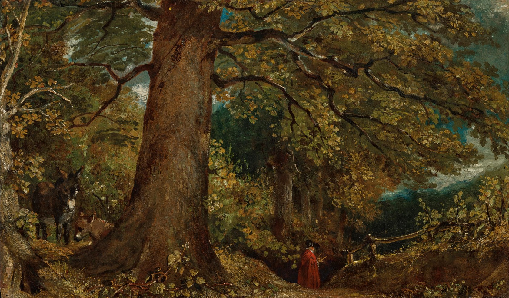 JOHN CONSTABLE, R.A. (EAST BERGHOLT 1776-1837 LONDON), Woodland ...