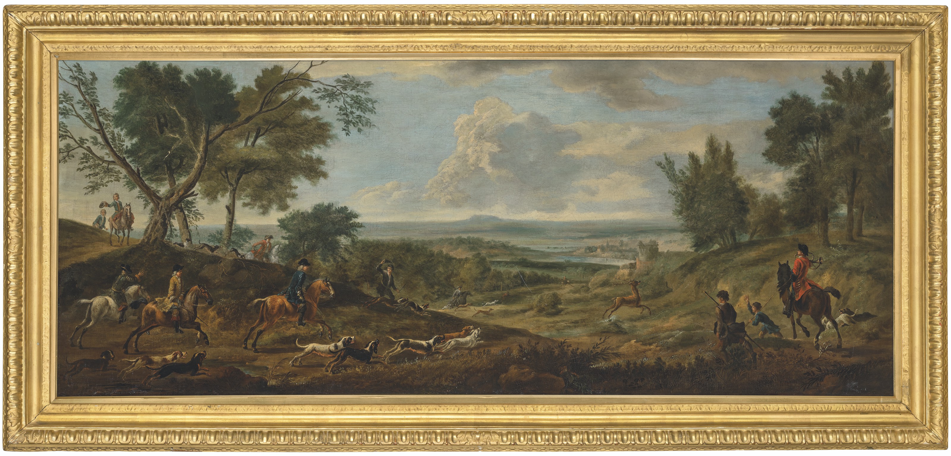 JAN WYCK (HAARLEM 1652-1700 MORTLAKE), A stag hunt | Christie’s
