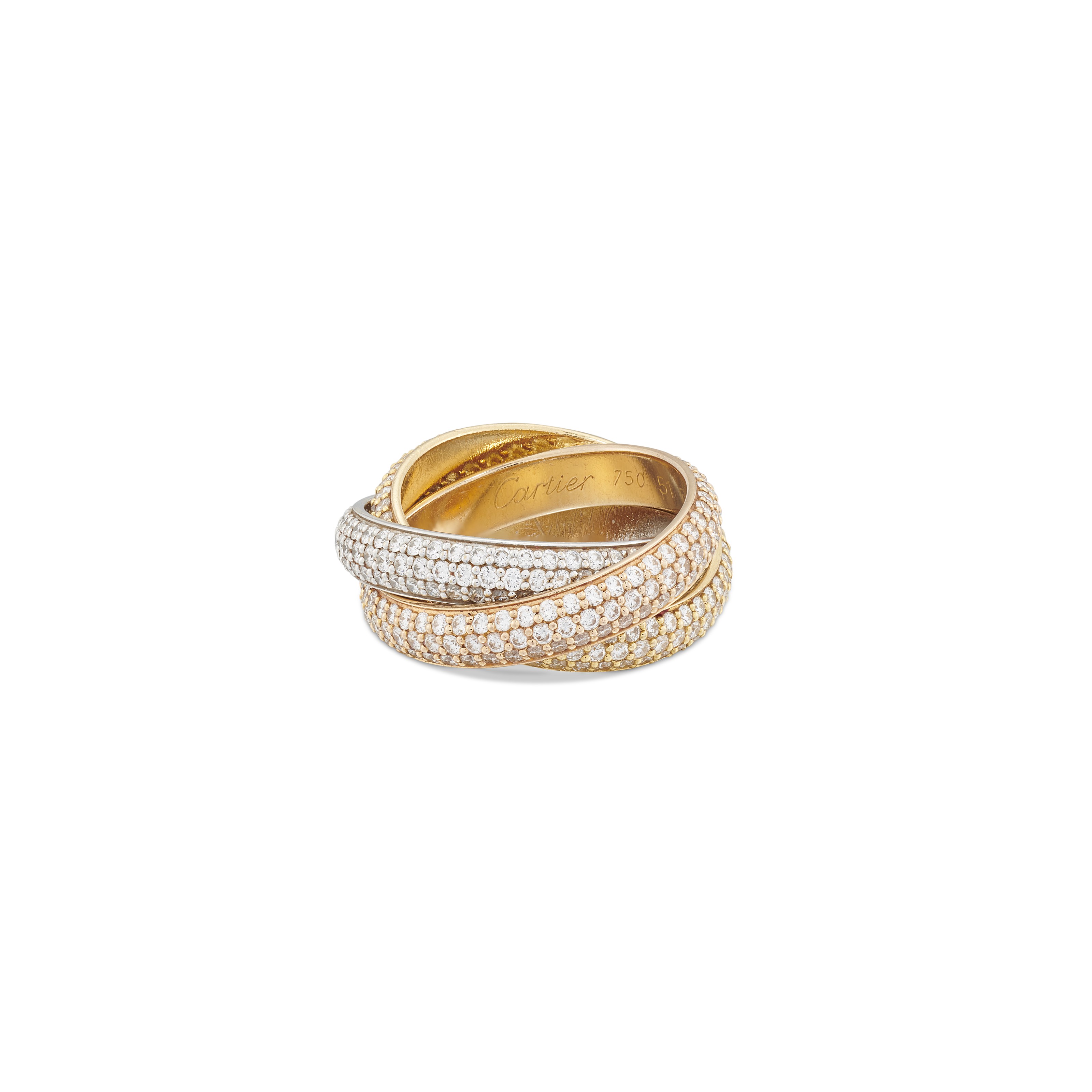 CARTIER DIAMOND ‘TRINITY’ RING, | Christie’s