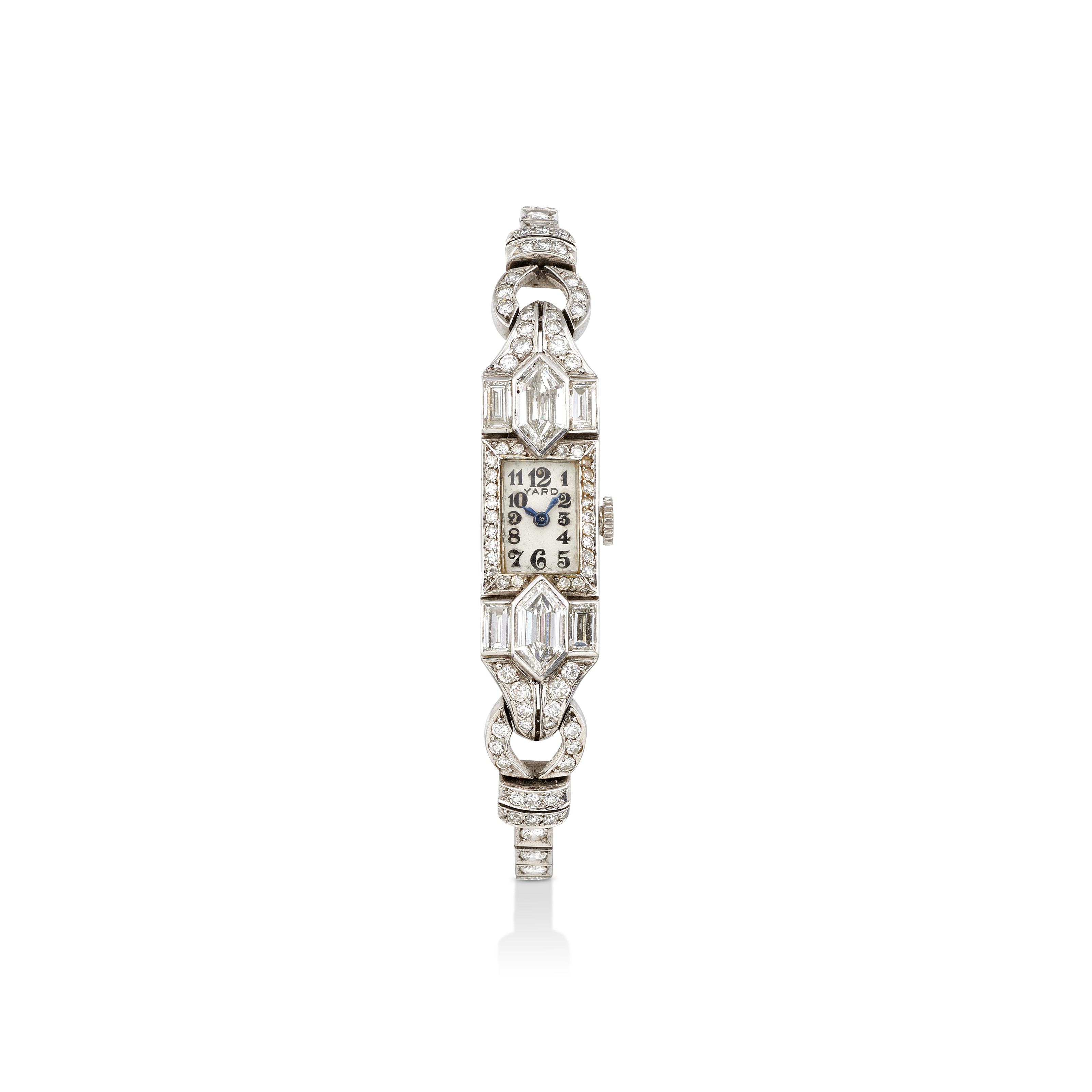 RAYMOND YARD ART DECO DIAMOND BRACELET WRISTWATCH, | Christie’s