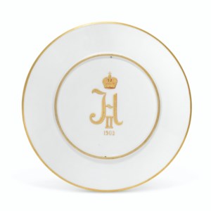 A PORCELAIN PLATE FROM THE RAPHAEL SERVICE, BY THE IMPERIAL PORCELAIN ...