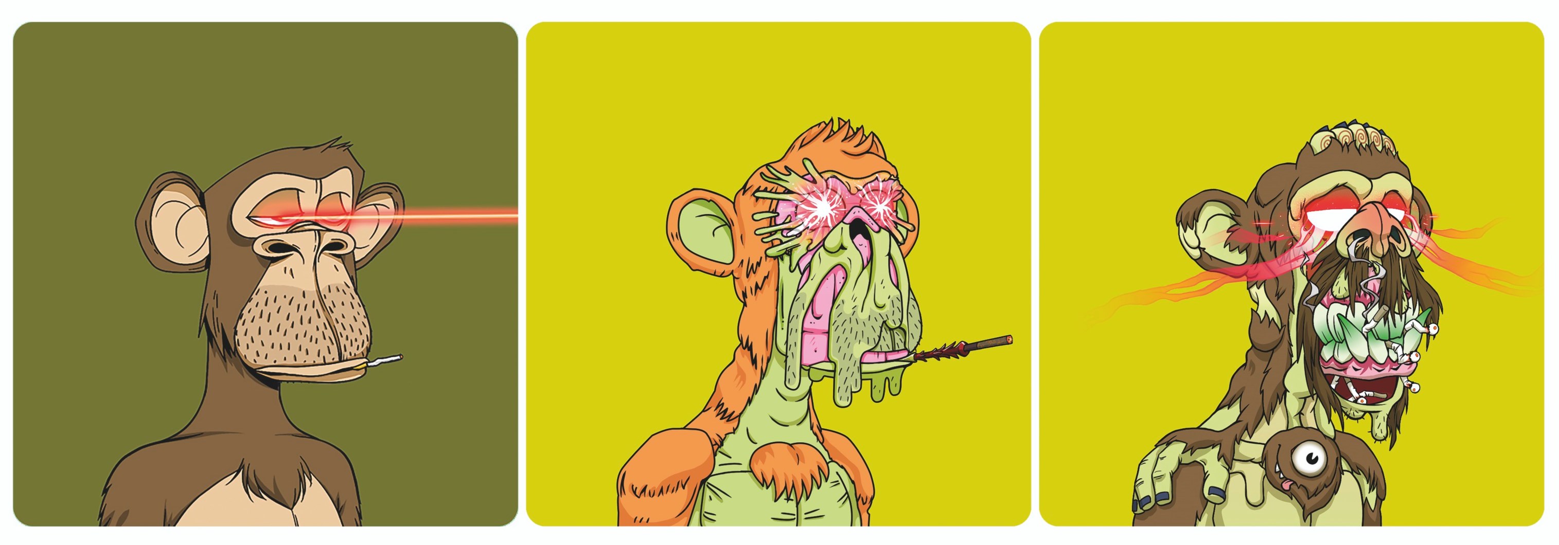 YUGA LABS (EST. 2021), (i) Bored Ape Yacht Club #4418(ii) Mutant Ape Yacht Club #18836(iii ...