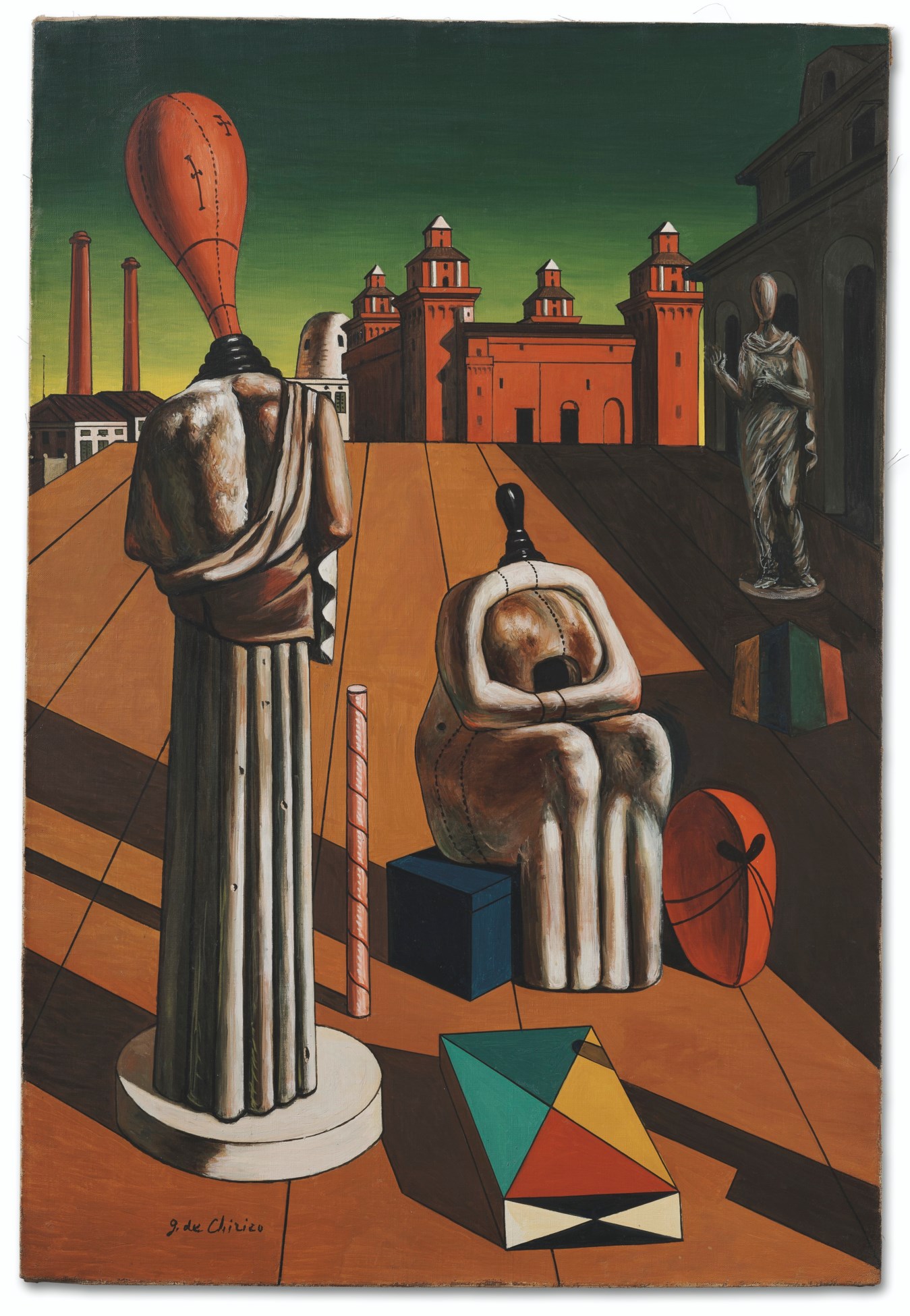 GIORGIO DE CHIRICO (1888-1978), Le Muse Inquietanti (The Disquieting ...