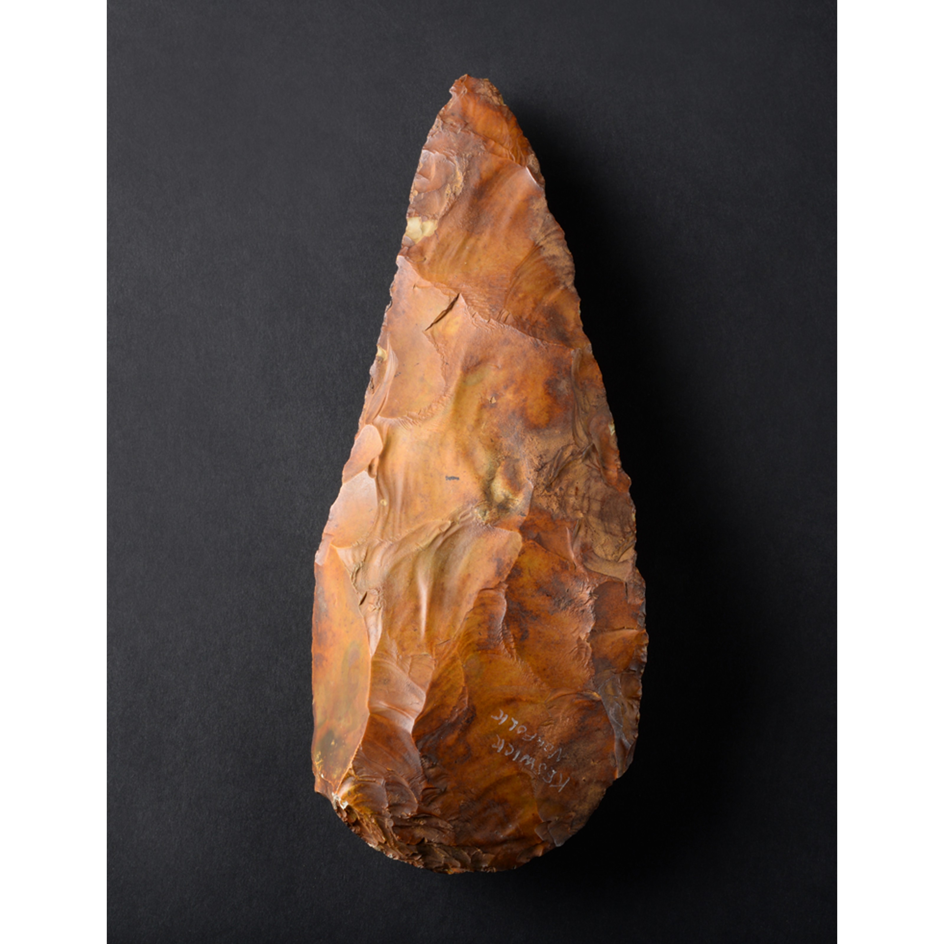 A LARGE FLINT HAND AXE, NORFOLK, LOWER PALEOLITHIC | Christie’s