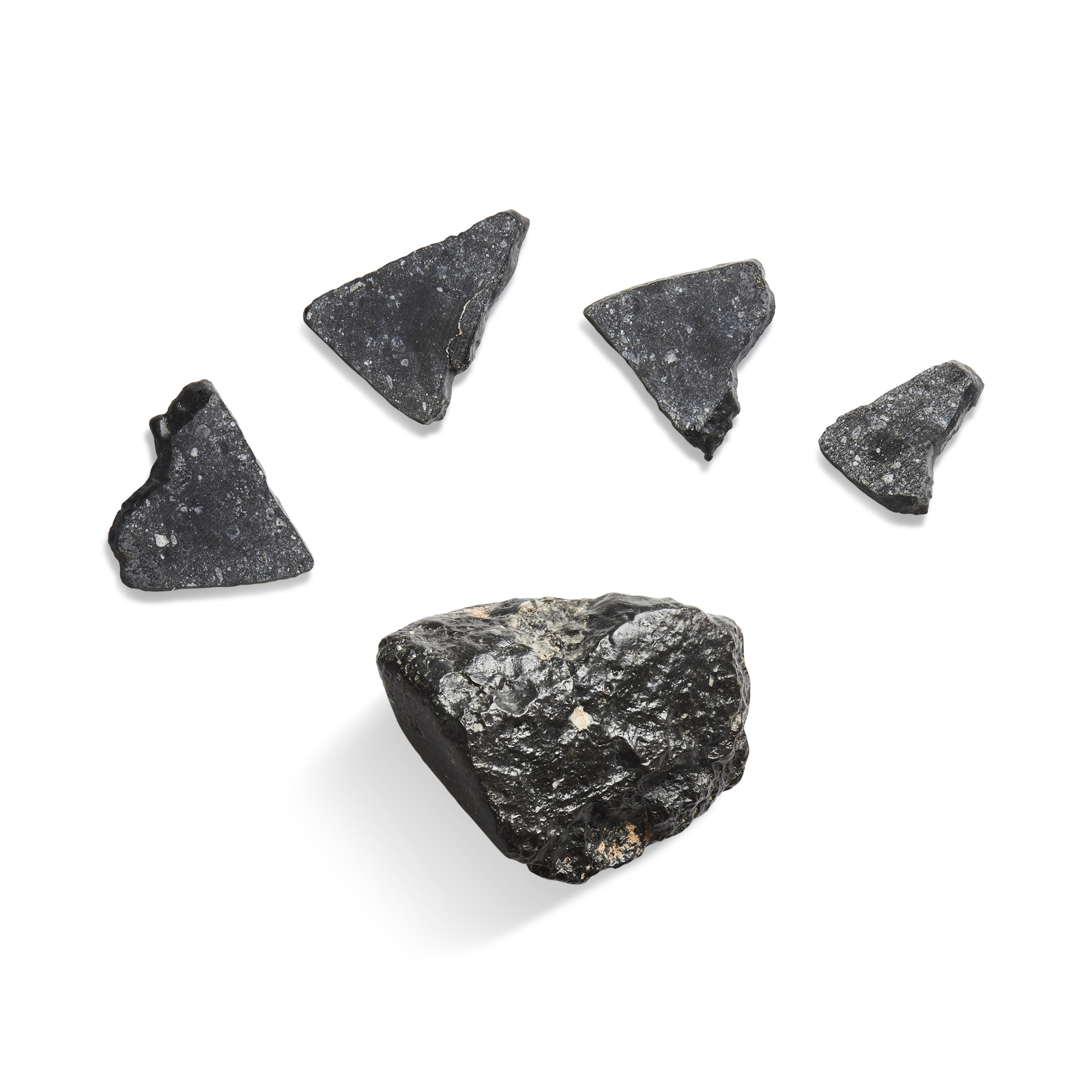 MARTIAN METEORITE PAIRED WITH NWA 7034 “BLACK BEAUTY”, MARS ROCK ...