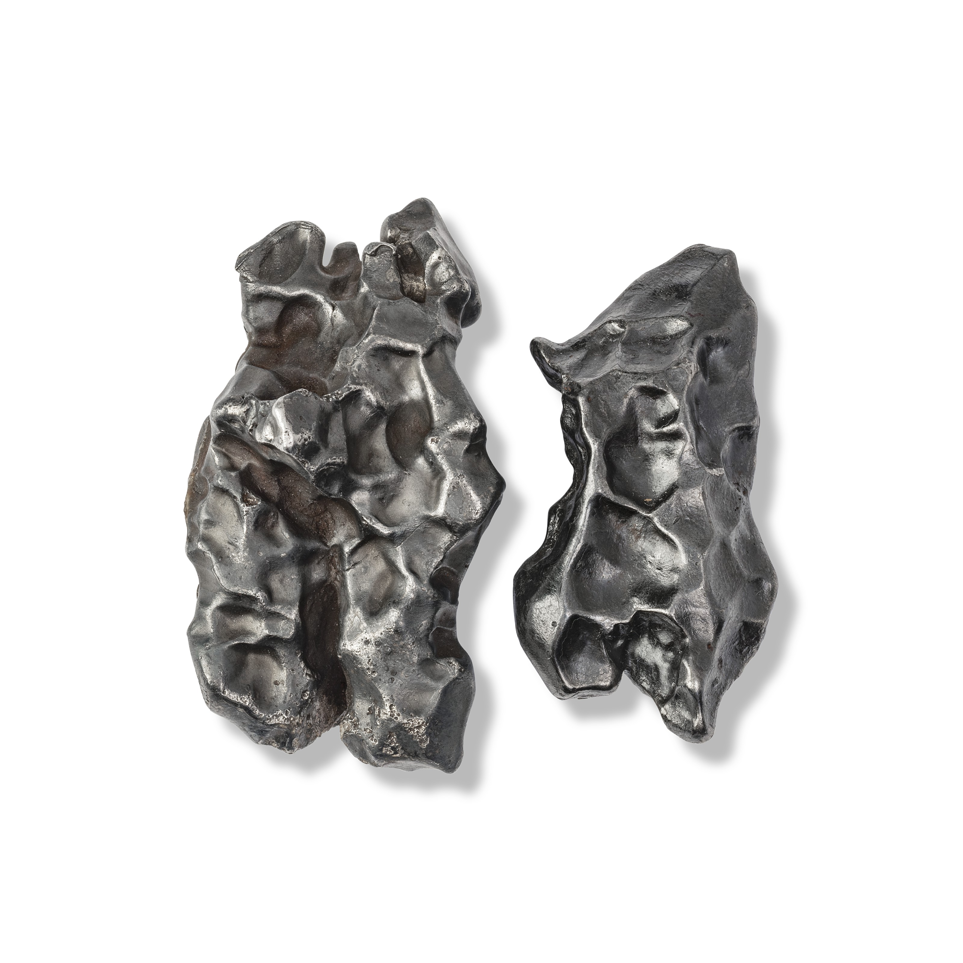 TWO SMALL SIKHOTE ALIN METEORITES, IRON, COARSE OCTAHEDRITE – IIAB ...