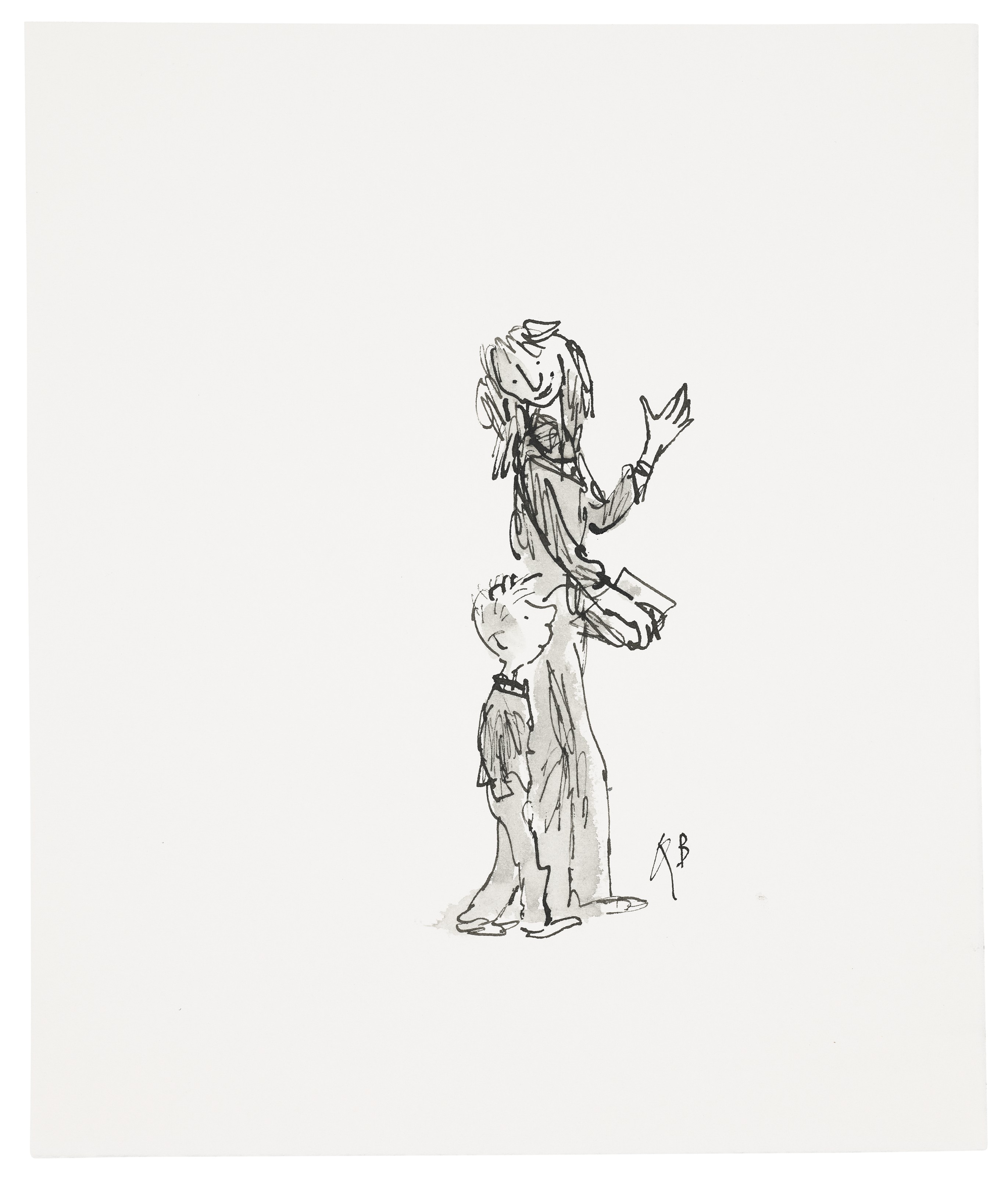 QUENTIN BLAKE (b.1932), Kids Network logo design #1 | Christie’s