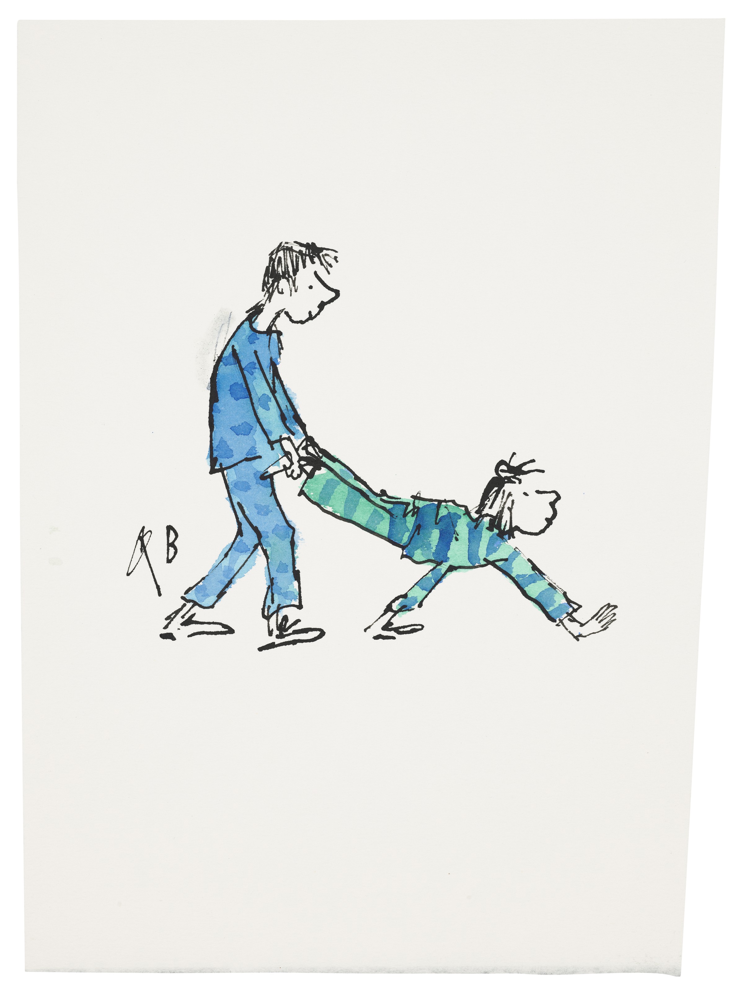QUENTIN BLAKE (b.1932), Hastings Flagship School poster artwork #3 ...