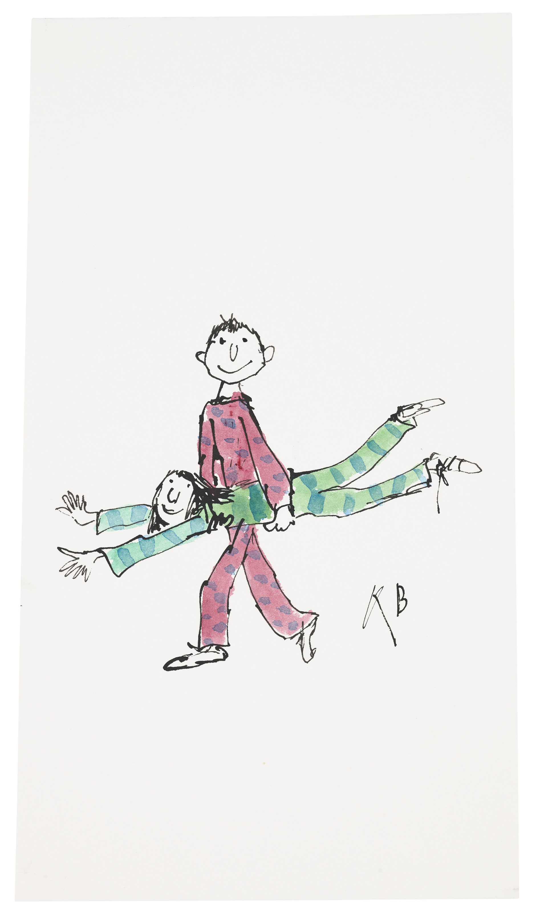 QUENTIN BLAKE (b. 1932), Hastings Flagship School poster artwork #4 ...