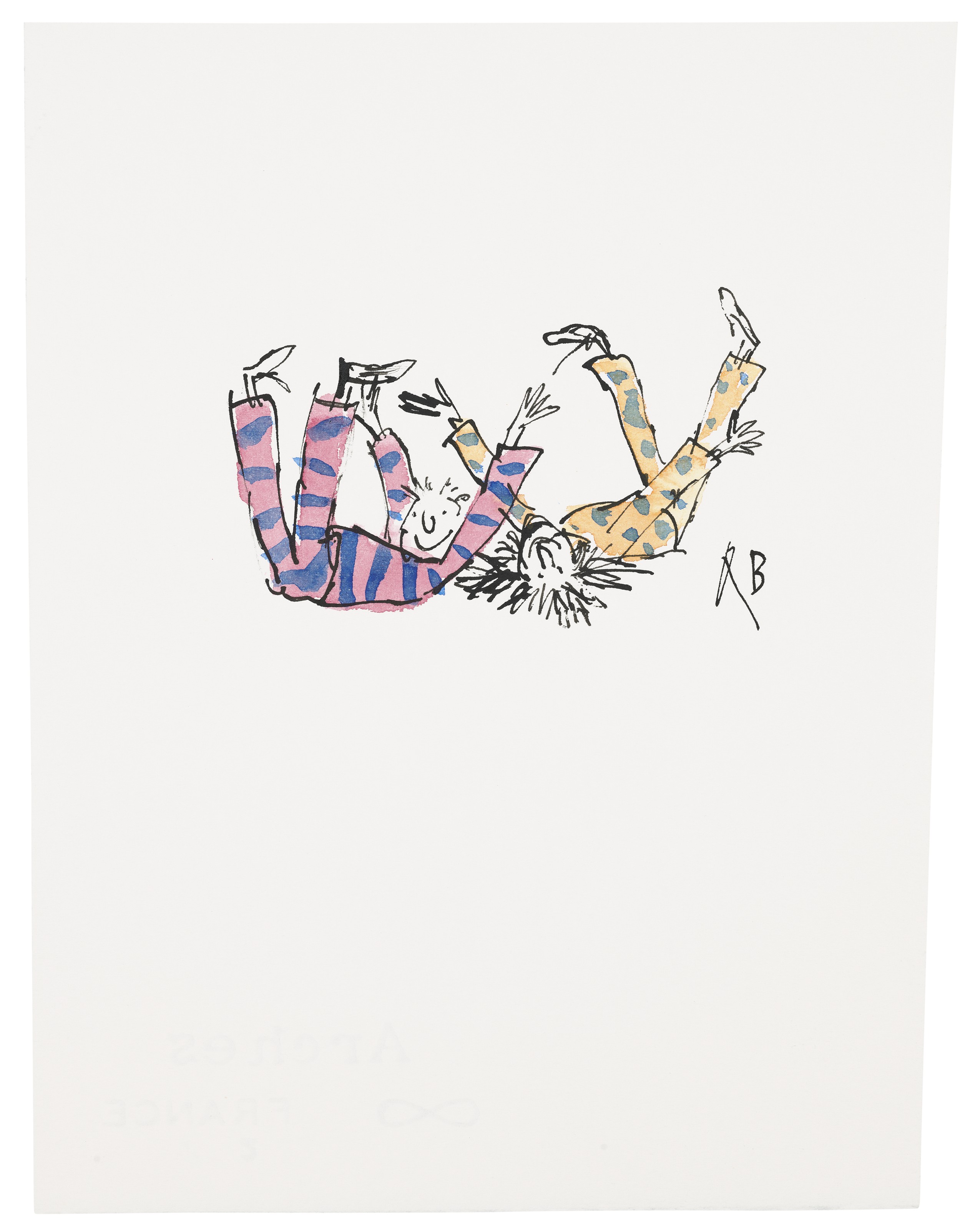 QUENTIN BLAKE (b.1932), Hastings Flagship School poster artwork #6 ...