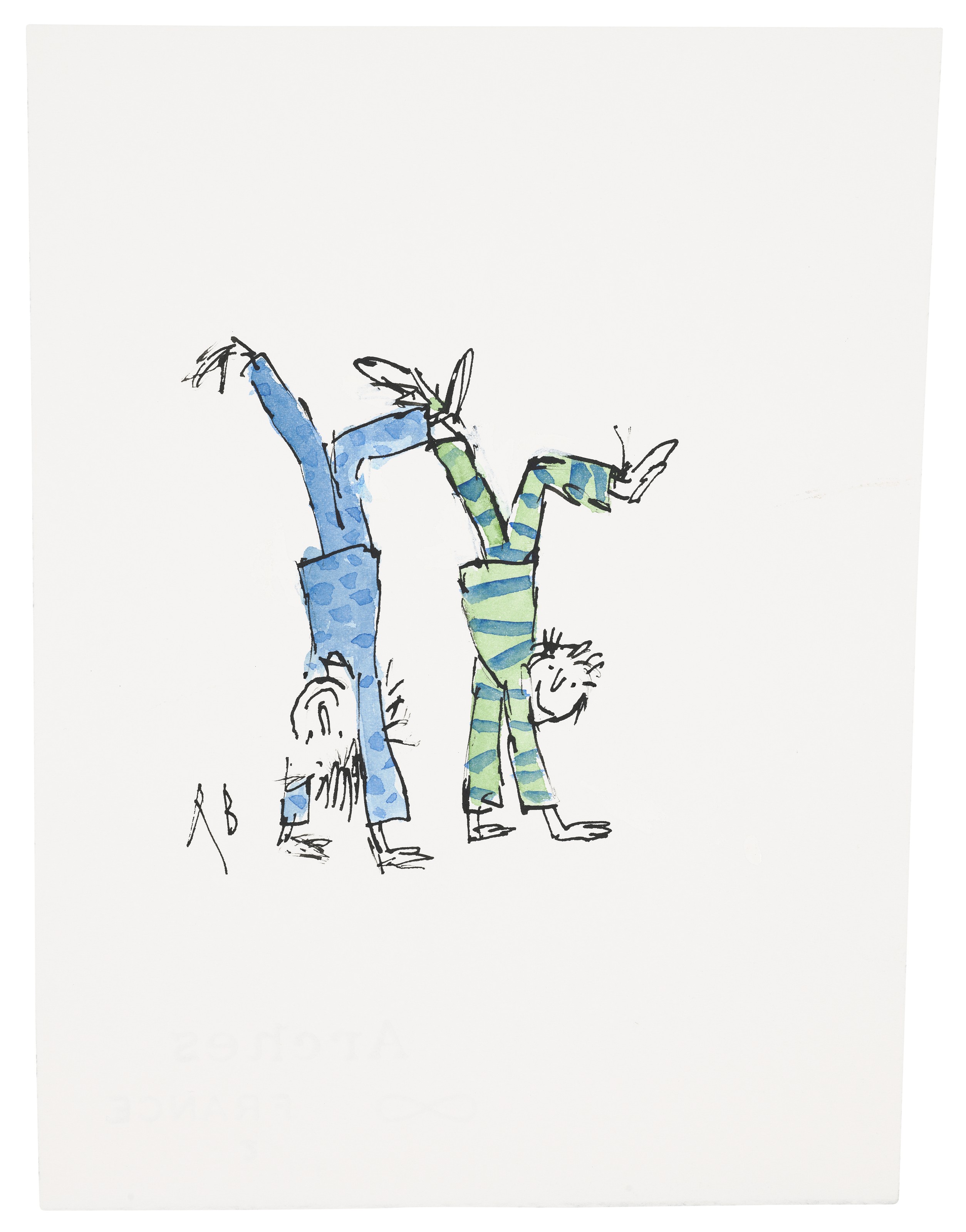 QUENTIN BLAKE (b.1932), Hastings Flagship School poster artwork #8 ...