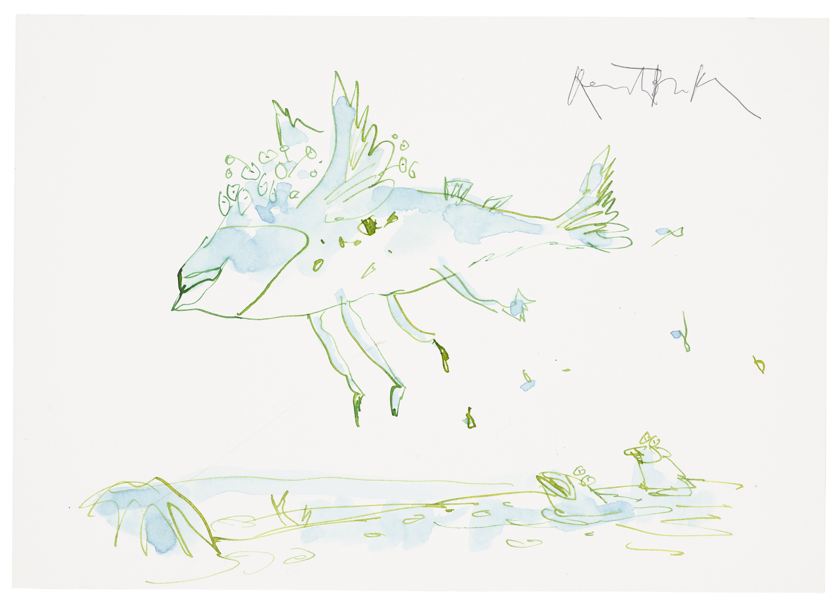QUENTIN BLAKE (b.1932), Fish #1 | Christie’s