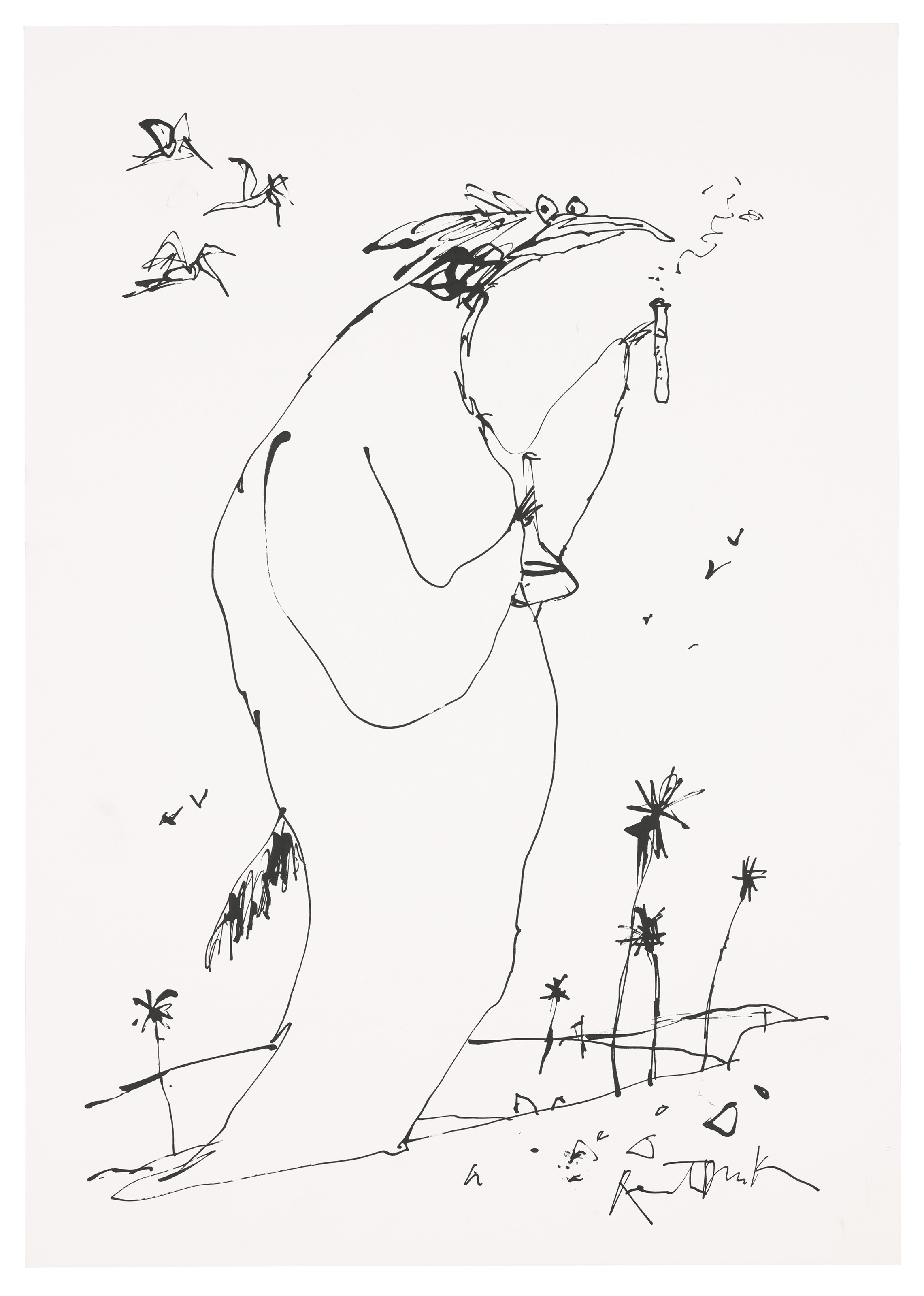 QUENTIN BLAKE (b.1932), Birds as people #11 | Christie’s