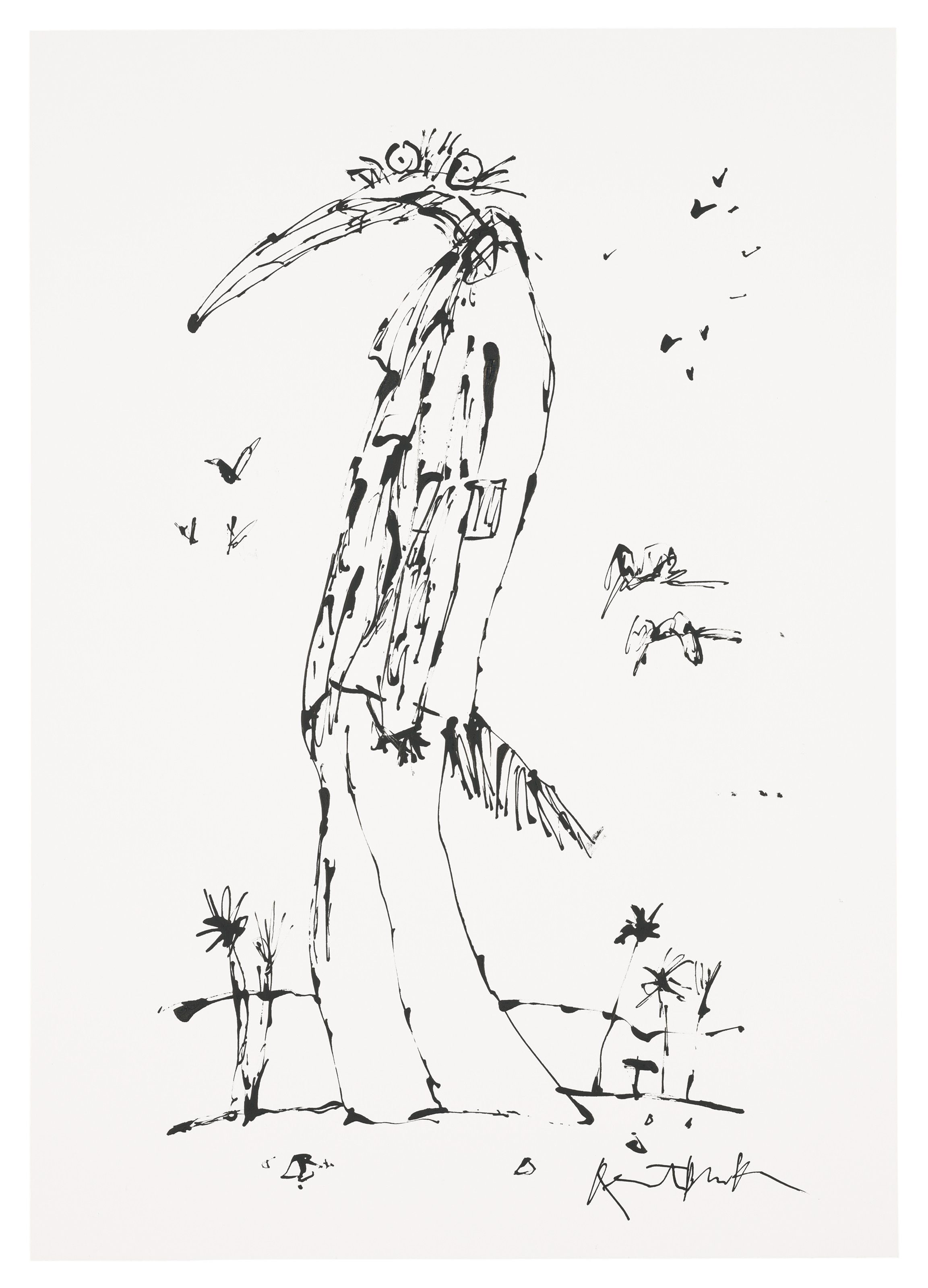 QUENTIN BLAKE (b.1932), Birds as people #14 | Christie’s