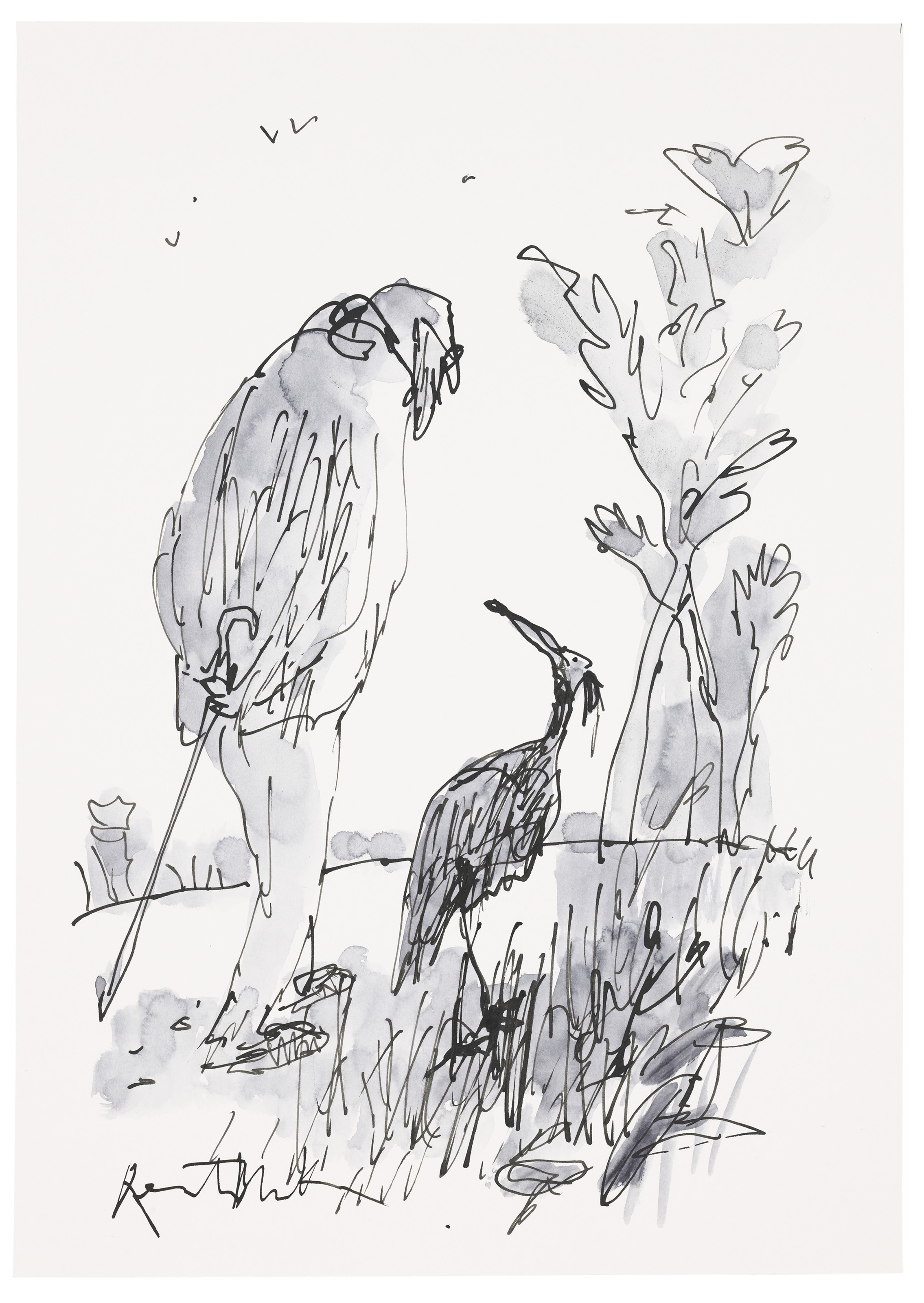 QUENTIN BLAKE (b.1932), Bird companions #3 | Christie’s