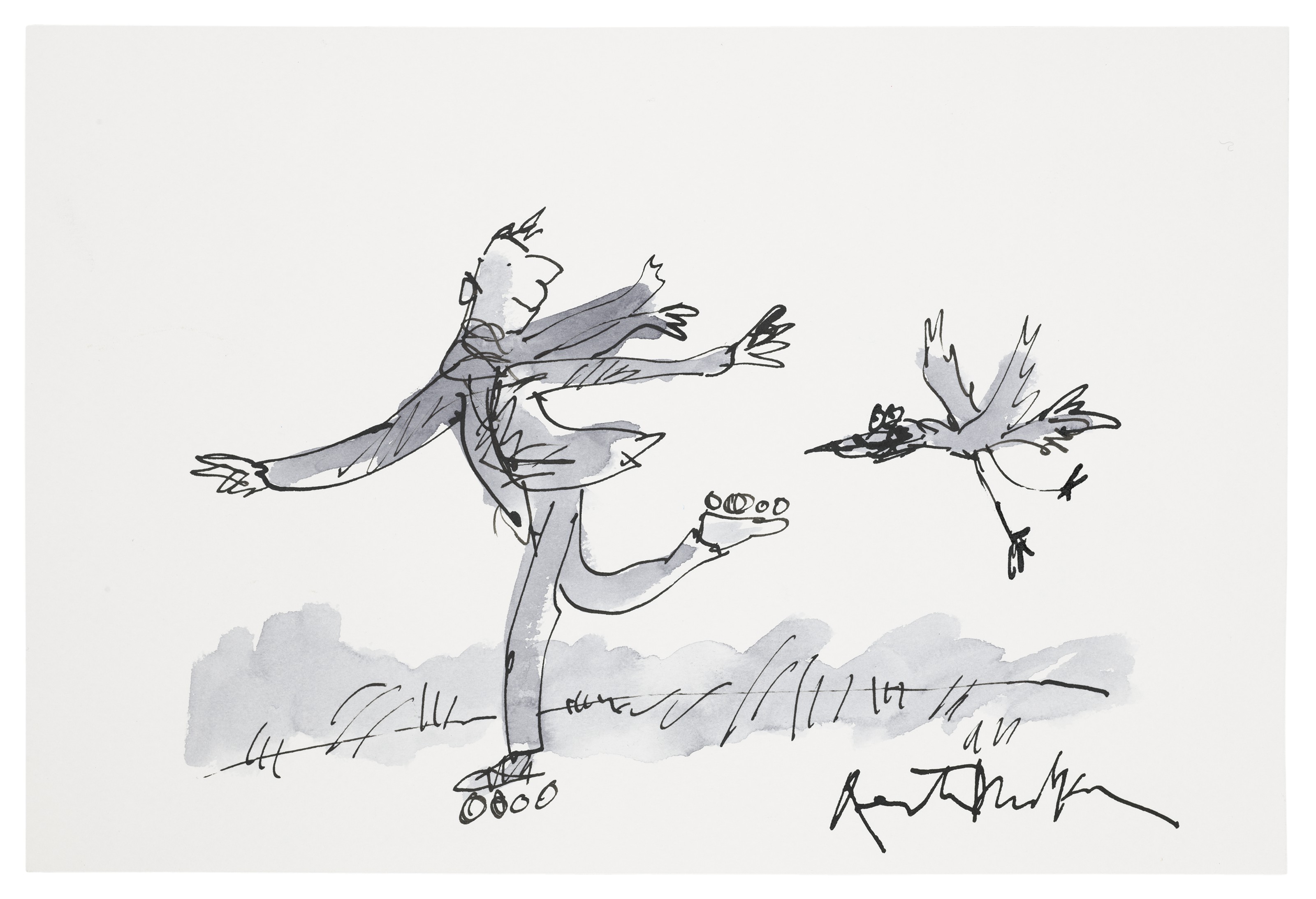 QUENTIN BLAKE (b.1932), Bird companions #5 | Christie’s