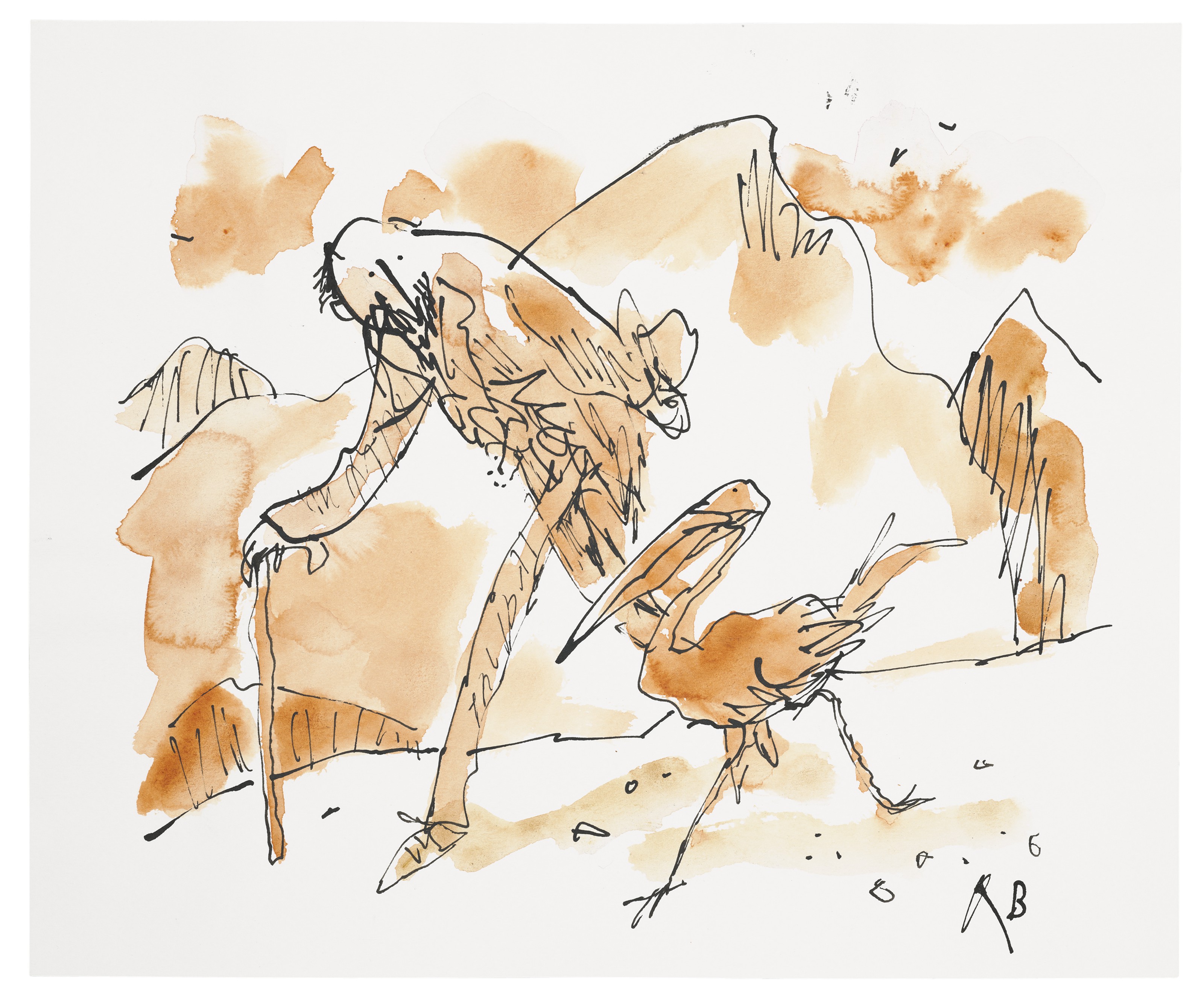 QUENTIN BLAKE (b.1932), Bird companions #9 | Christie’s