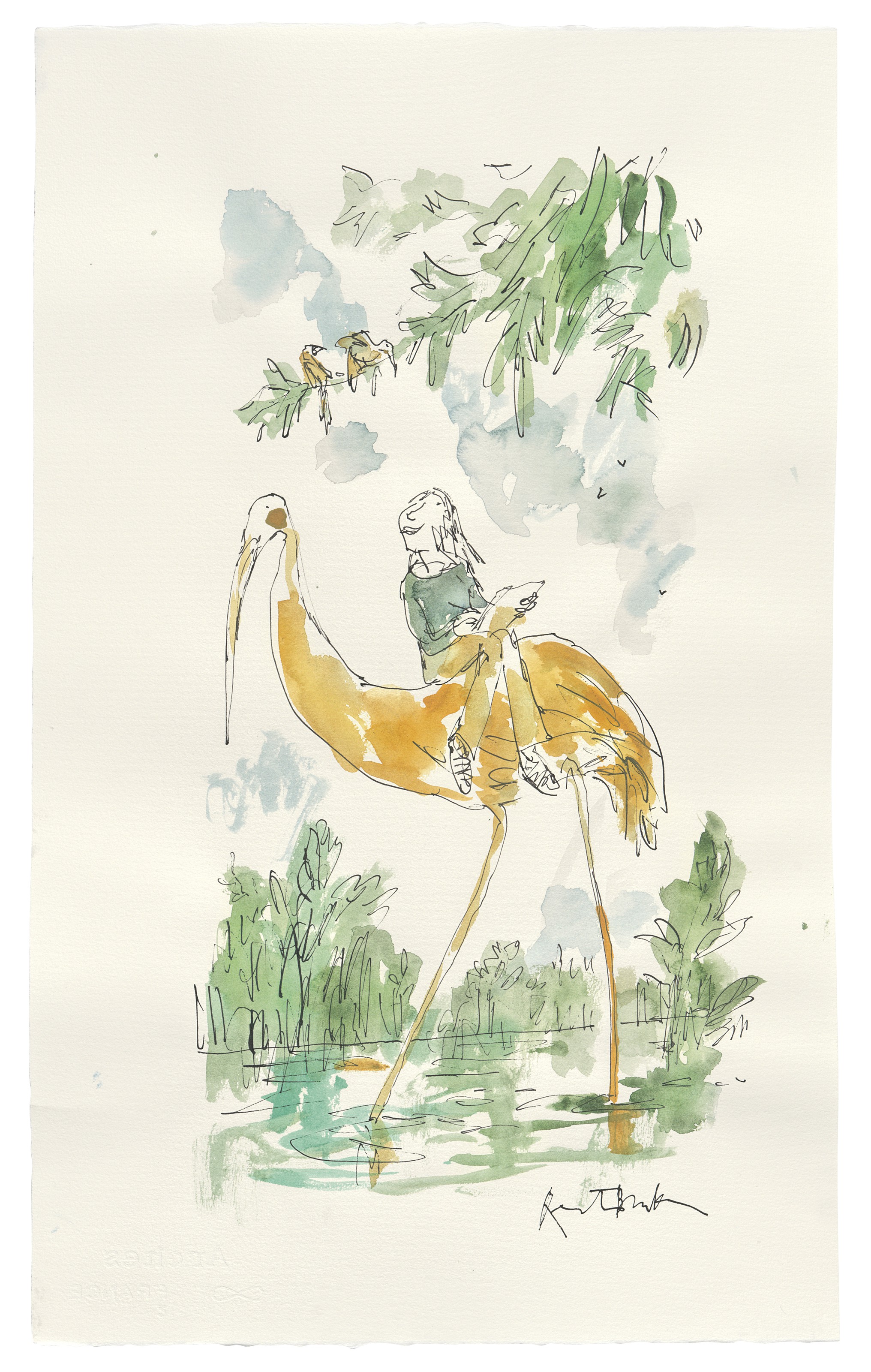 QUENTIN BLAKE (b.1932), Bird companions #15 | Christie’s