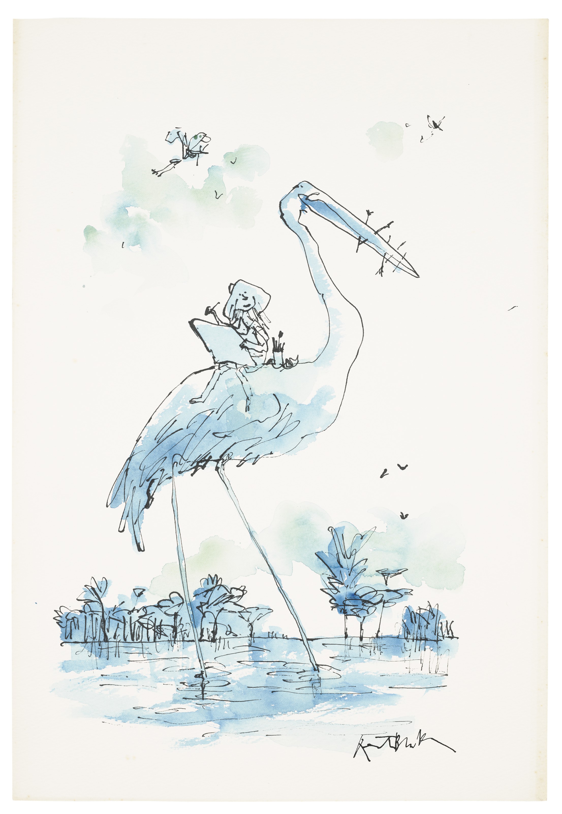 QUENTIN BLAKE (b.1932), Bird companions #18 | Christie’s