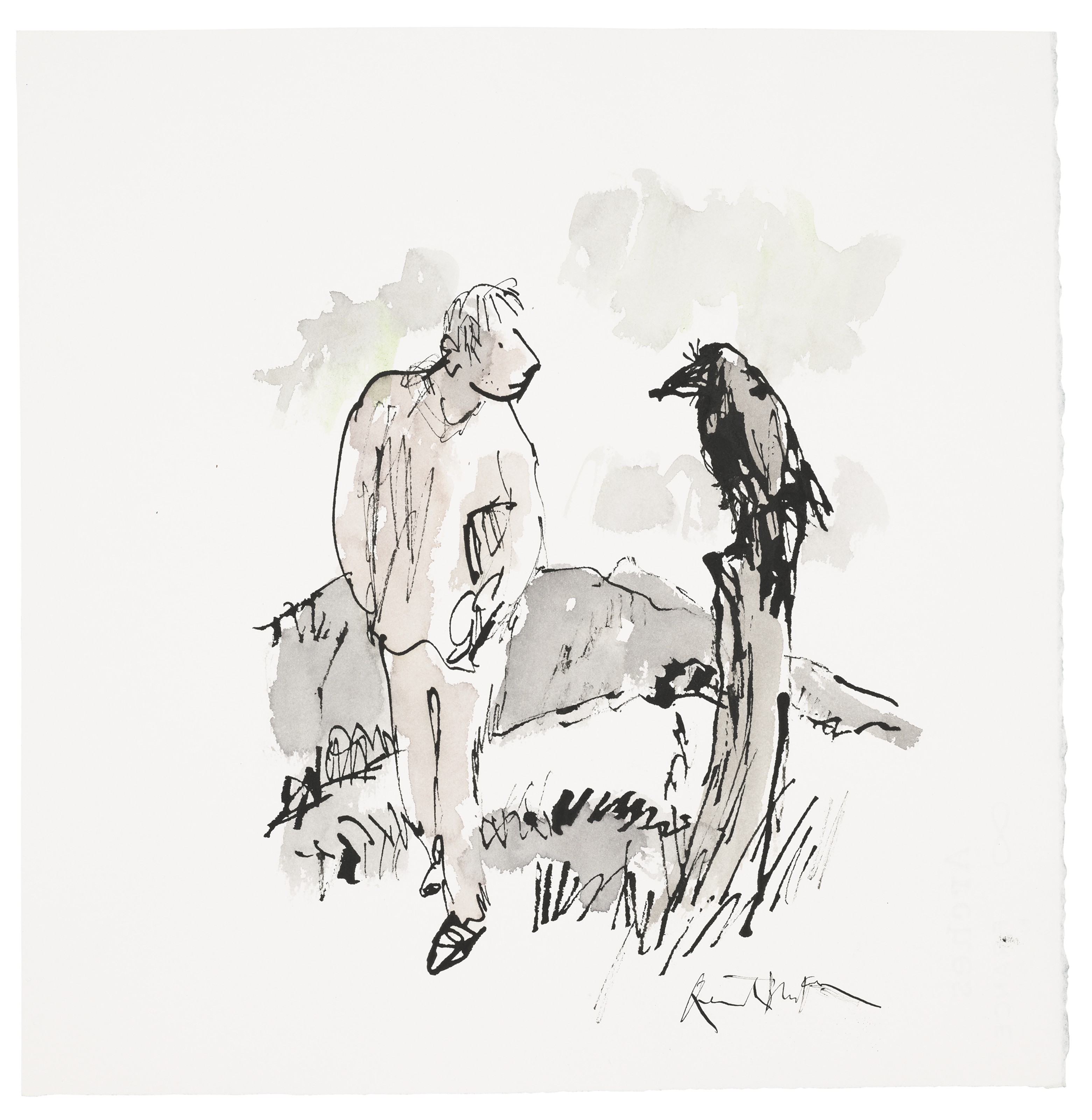 QUENTIN BLAKE (b.1932), Bird companions #28 | Christie’s
