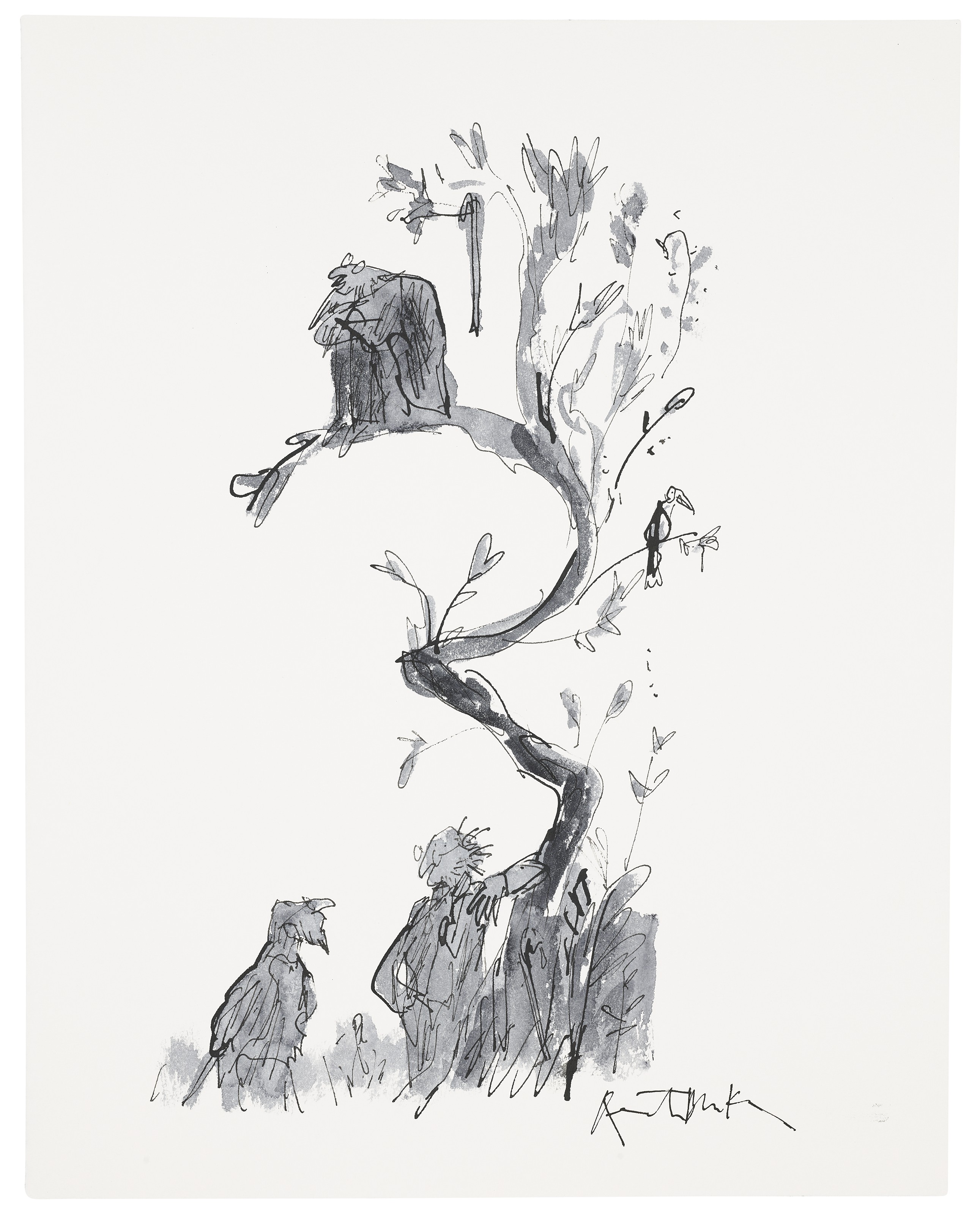 QUENTIN BLAKE (b. 1932), People in Trees #11 | Christie’s