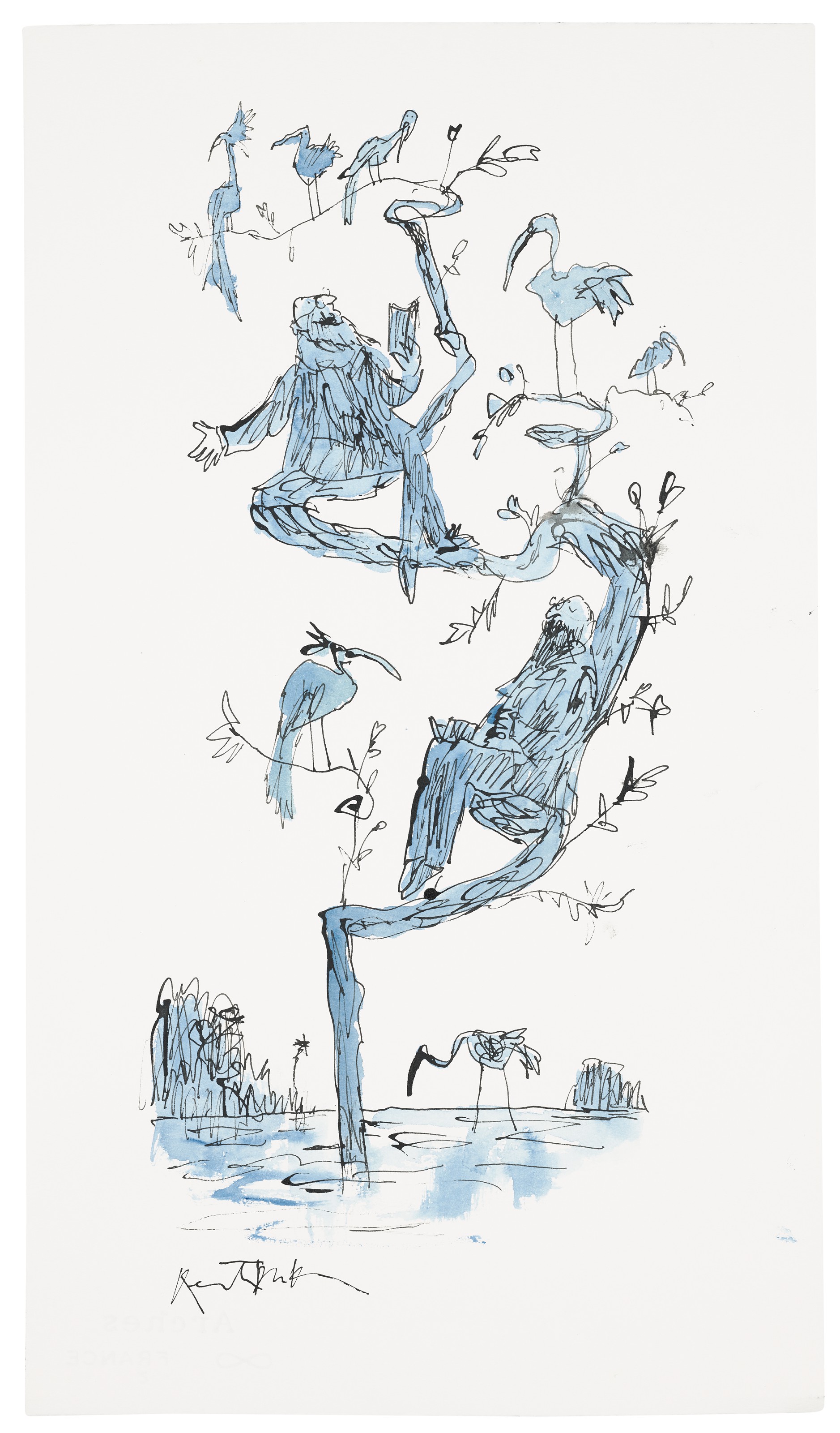 QUENTIN BLAKE (b.1932), People in Trees #12 | Christie’s
