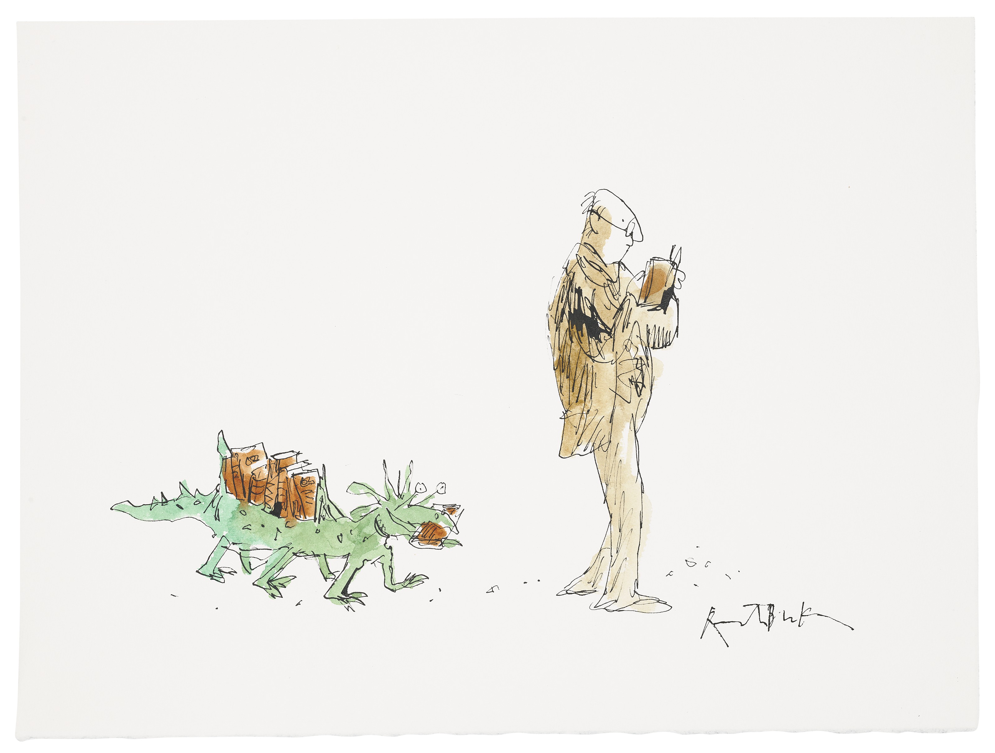 QUENTIN BLAKE (b.1932), Dragon companions #1 | Christie’s