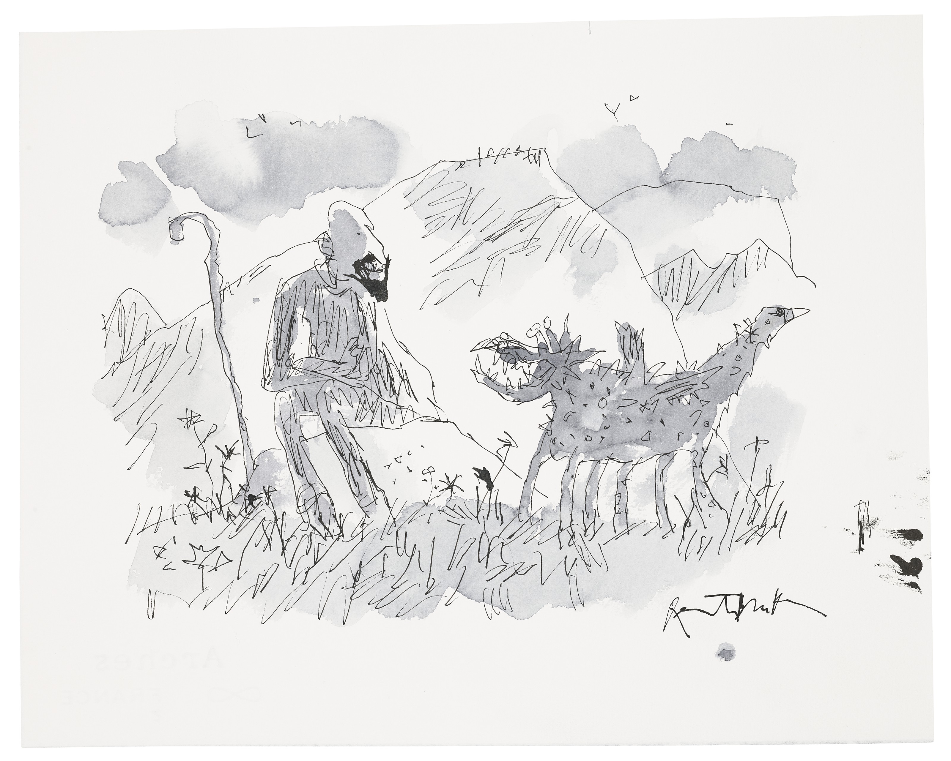 QUENTIN BLAKE (b.1932), Dragon companions #3 | Christie’s