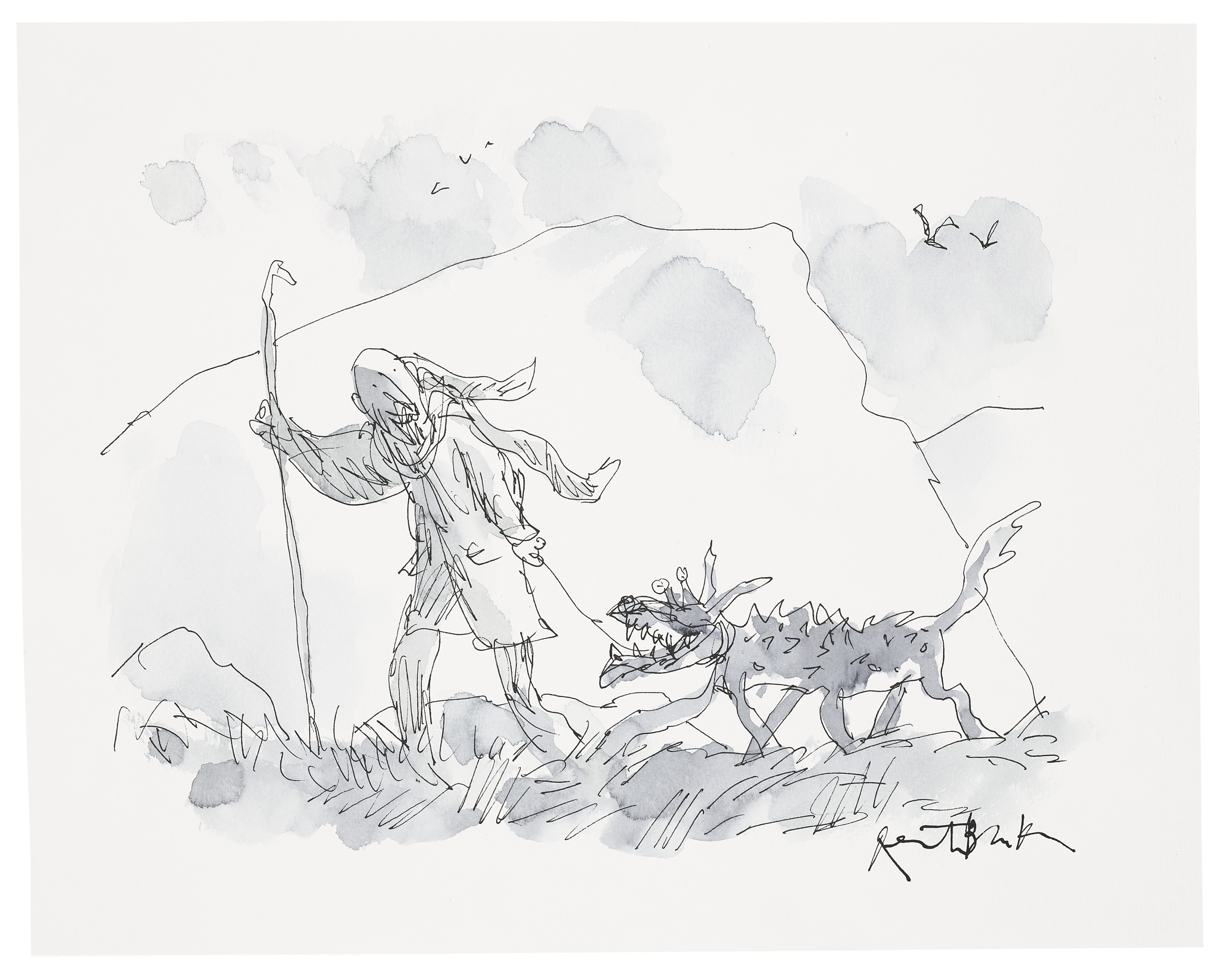 QUENTIN BLAKE (b.1932), Dragon companions #4 | Christie’s