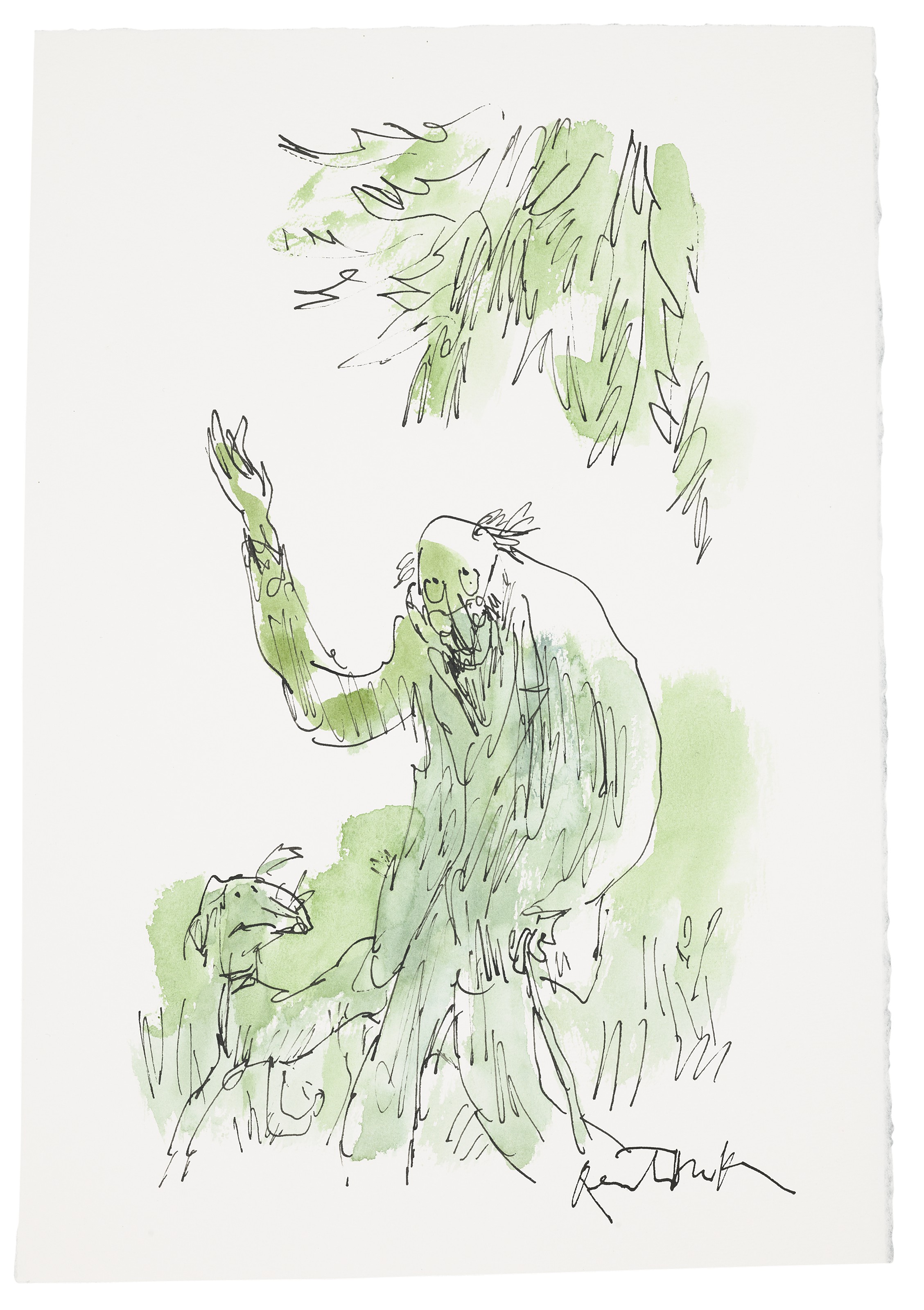 QUENTIN BLAKE (b.1932), Waving #3 | Christie’s