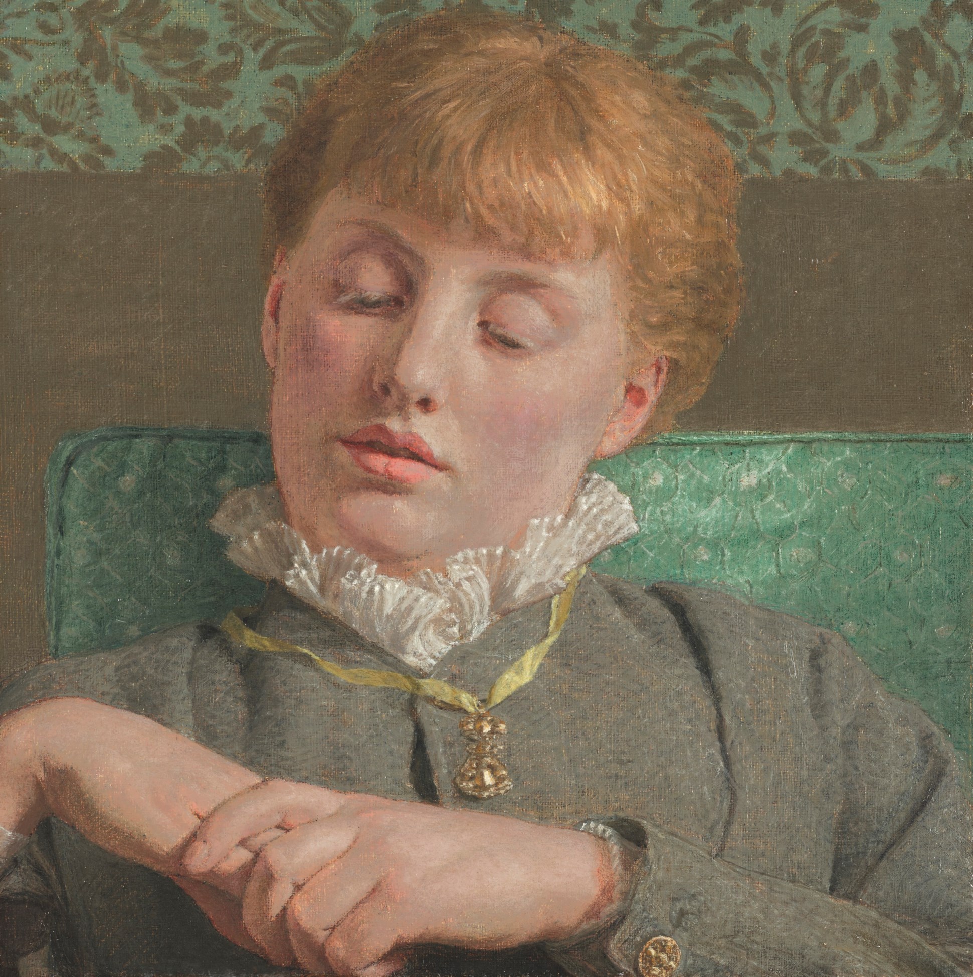 ALBERT JOSEPH MOORE, A.R.W.S. (BRITISH, 1841-1893), Meditation | Christie's