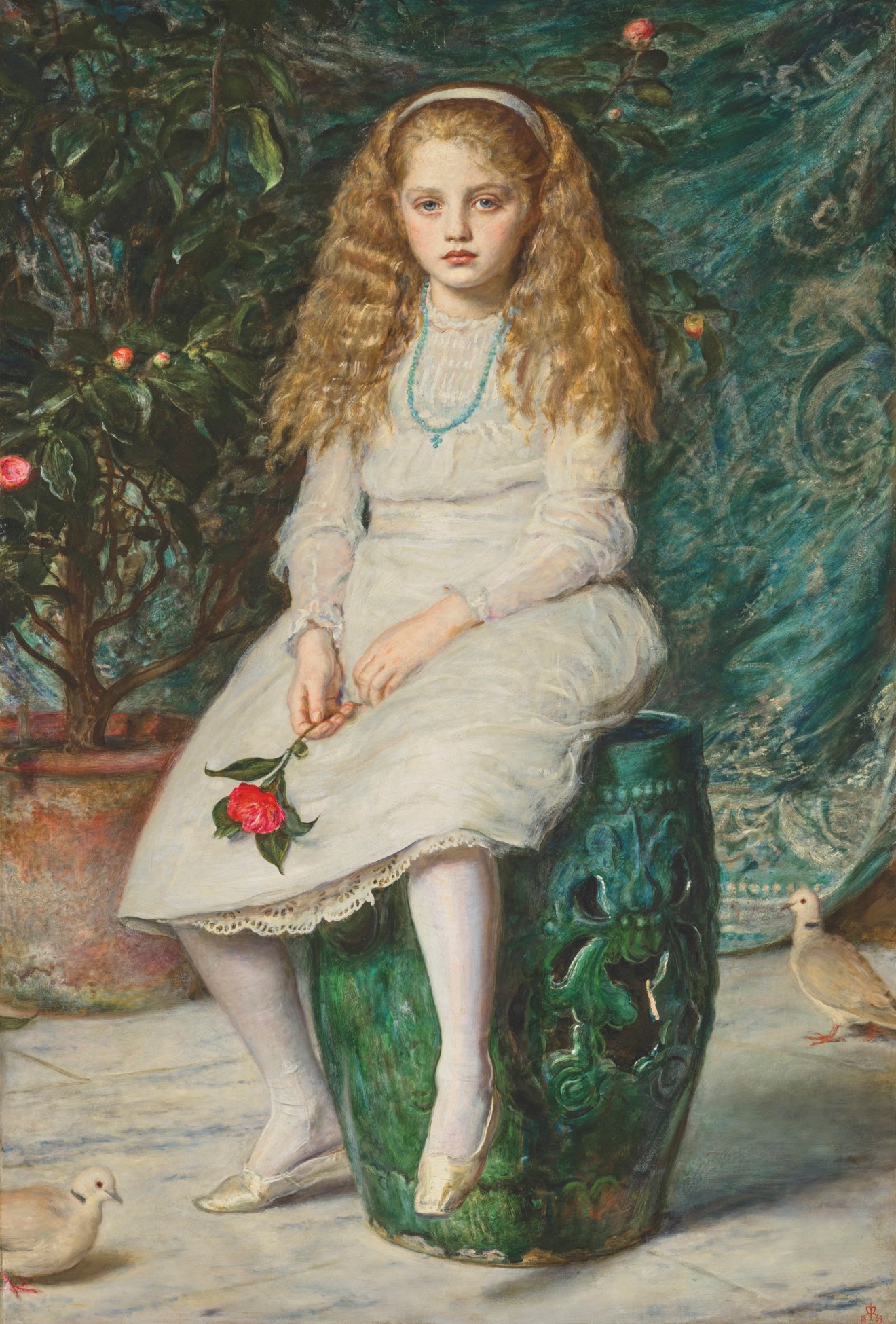SIR JOHN EVERETT MILLAIS, P.R.A. (BRITISH, 1829-1896), Nina, daughter ...