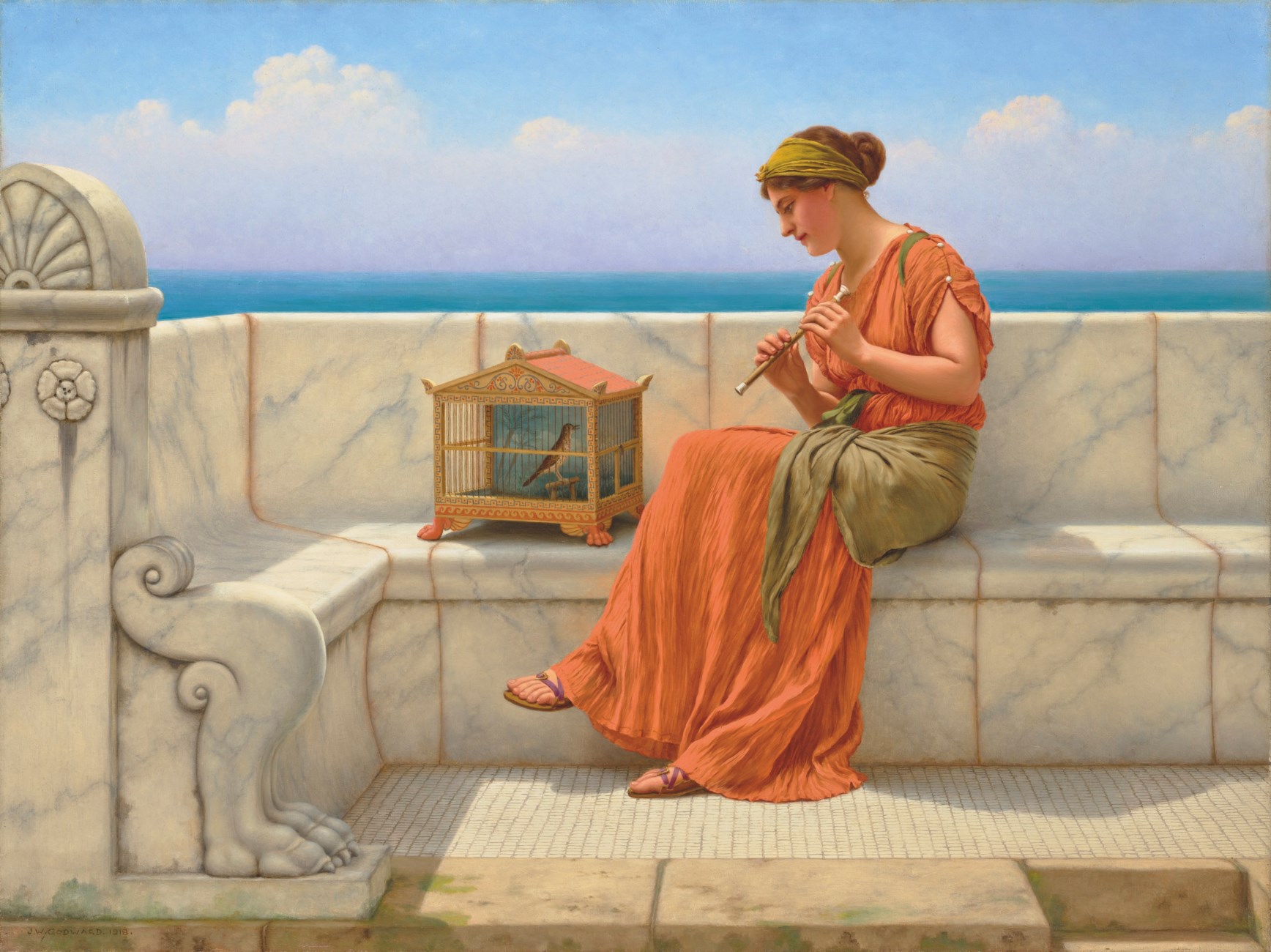 JOHN WILLIAM GODWARD, R.B.A. (BRITISH, 1861-1922), Songs without Words ...