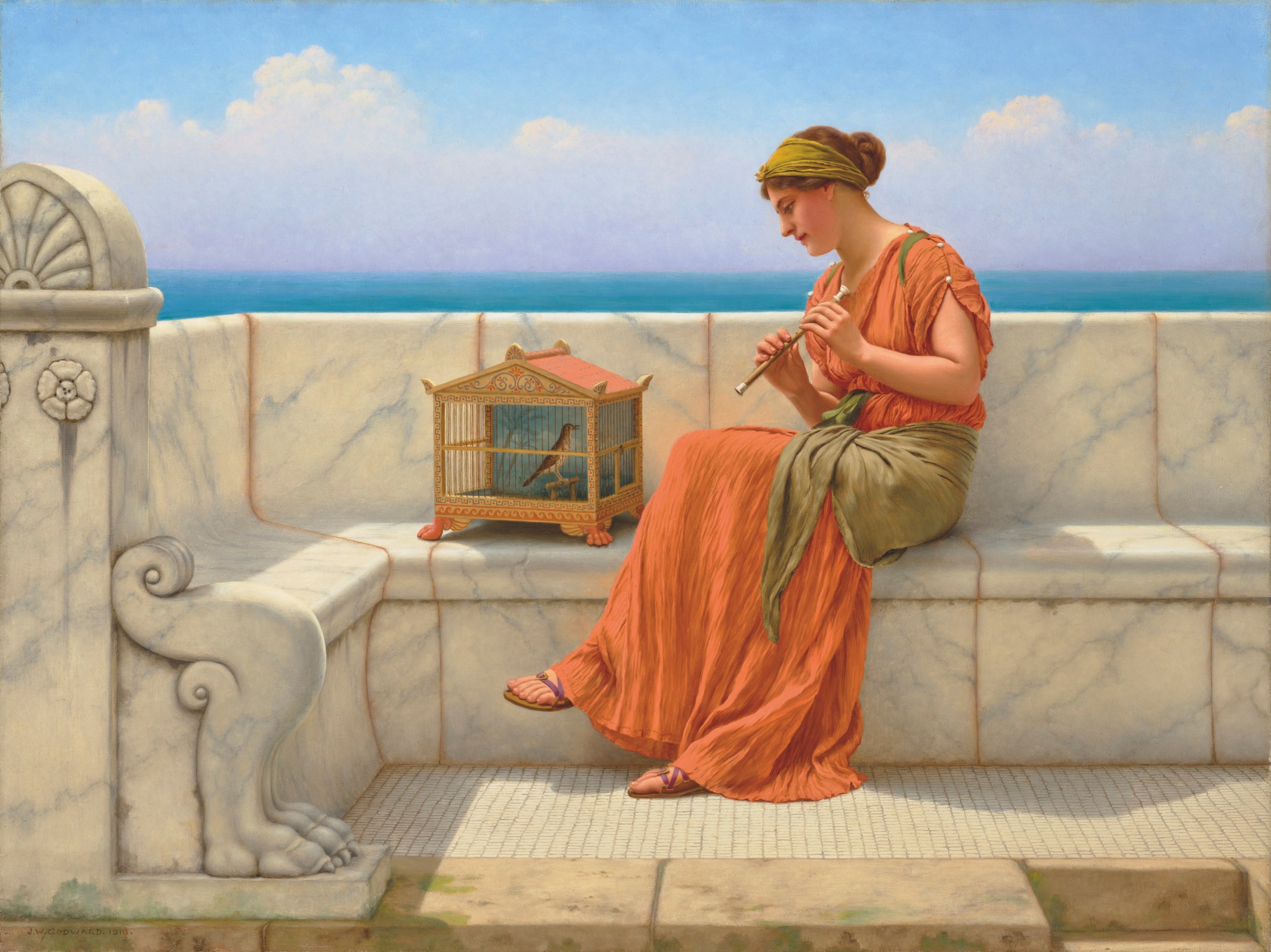 JOHN WILLIAM GODWARD, R.B.A. (BRITISH, 1861-1922), Songs without Words ...