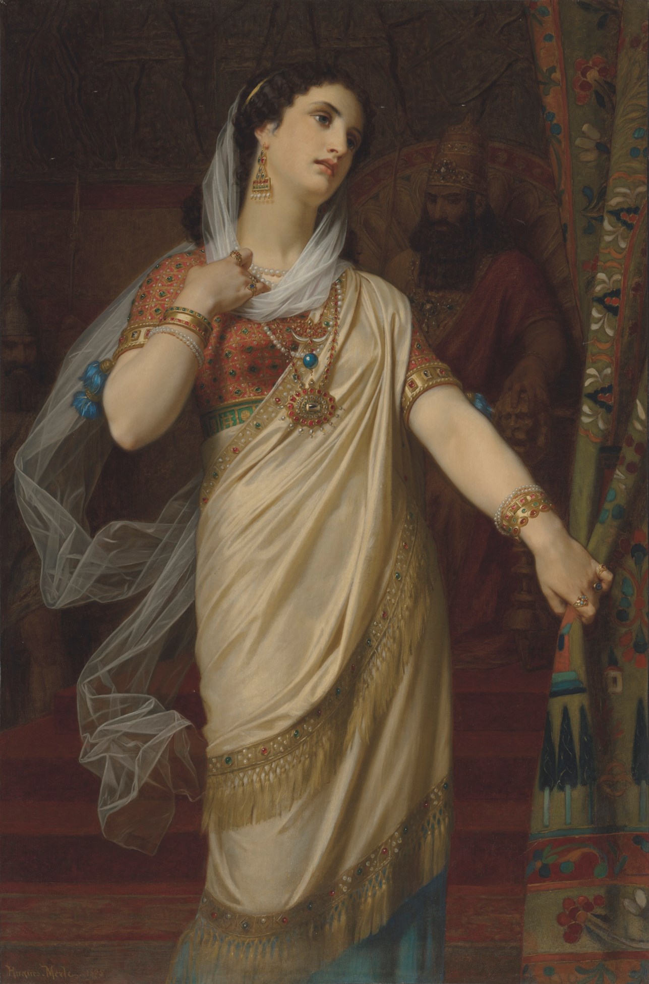 GEORGES HUGUES MERLE (FRENCH, 1851–1886), Esther | Christie's