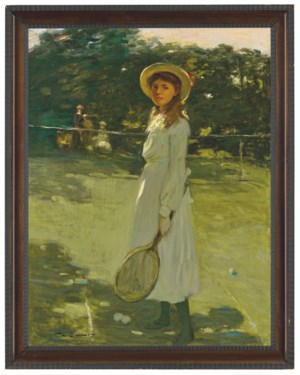 MARK SENIOR (BRITISH, 1864-1927), The tennis player | Christie's