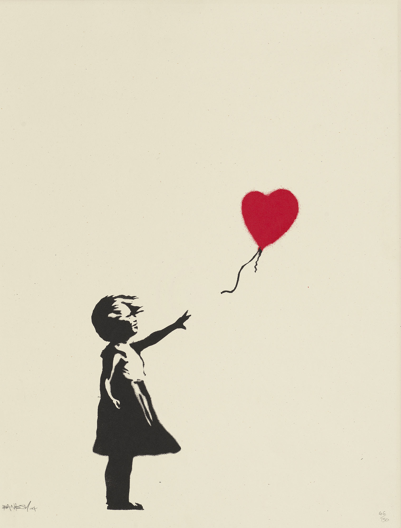 BANKSY (B. 1974)BANKSY (B. 1974)Girl with Balloon - auctions & price ...