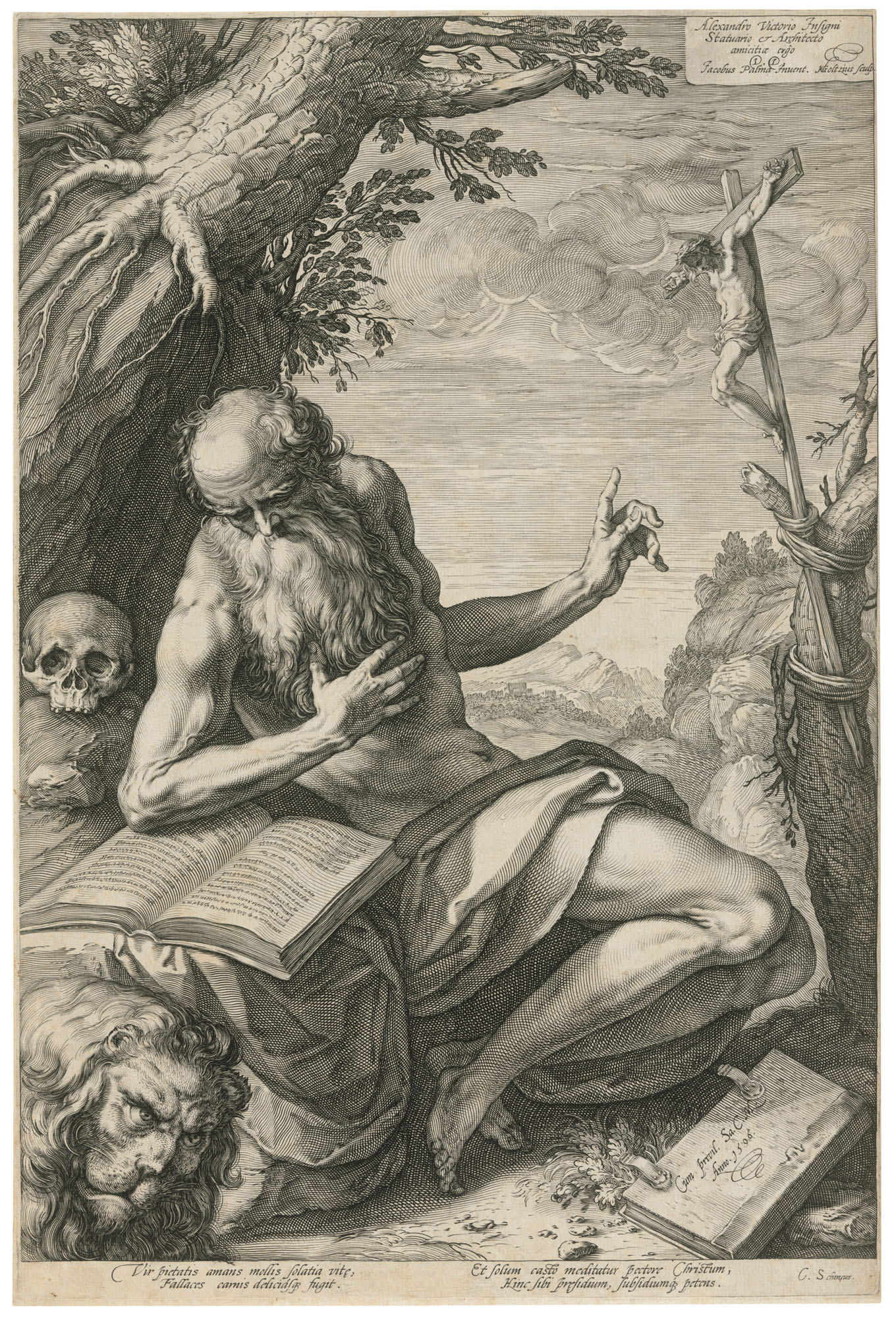 HENDRICK GOLTZIUS (1558-1617) AFTER PALMA GIOVANE (CIRCA 1548-1628 ...