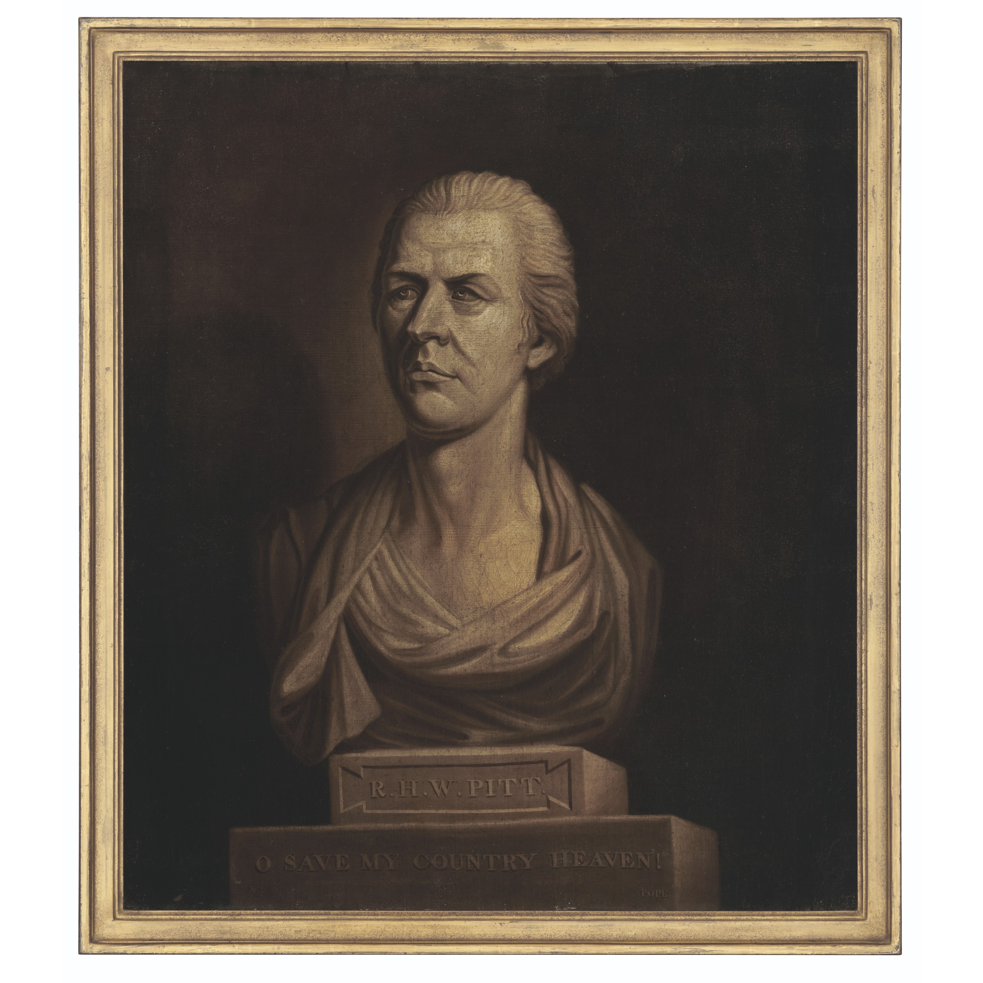 J. CHILD, CIRCA 1810, Bust of William Pitt the Younger (1759-1806), en ...