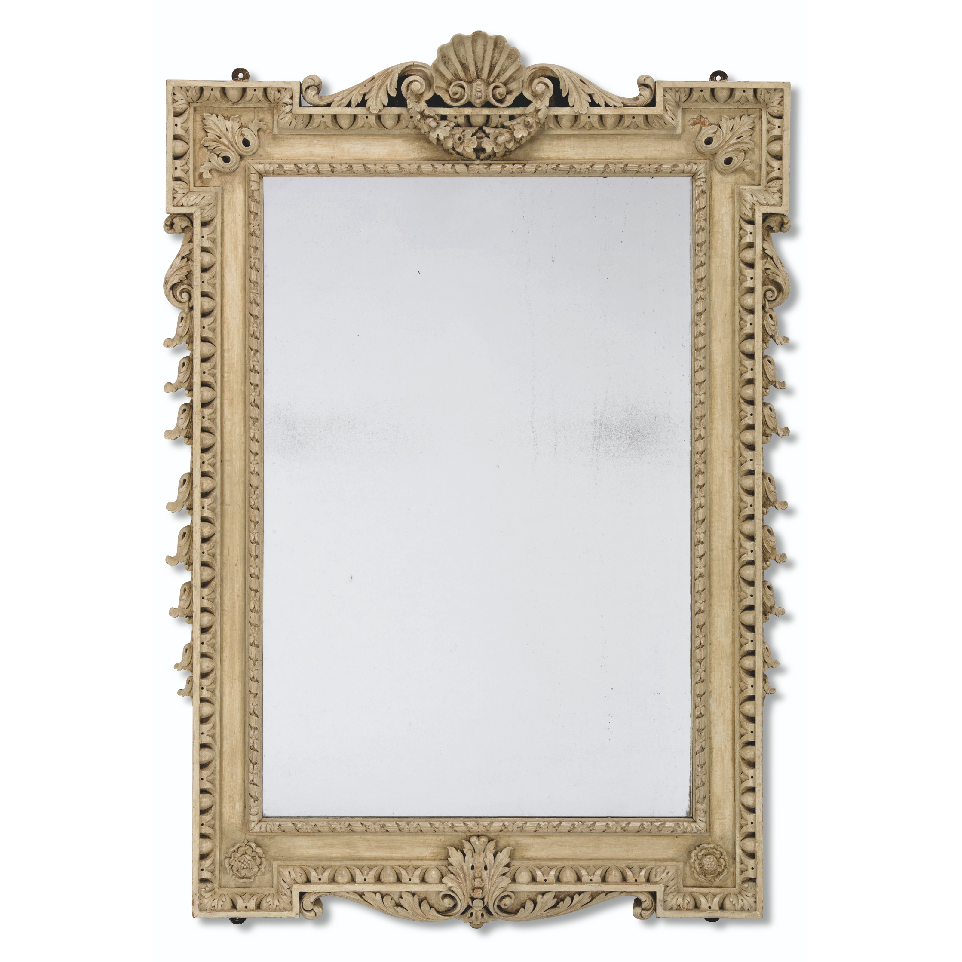 A GEORGE II GREY-PAINTED 'KENTIAN' MIRROR, MID-18TH CENTURY | Christie’s
