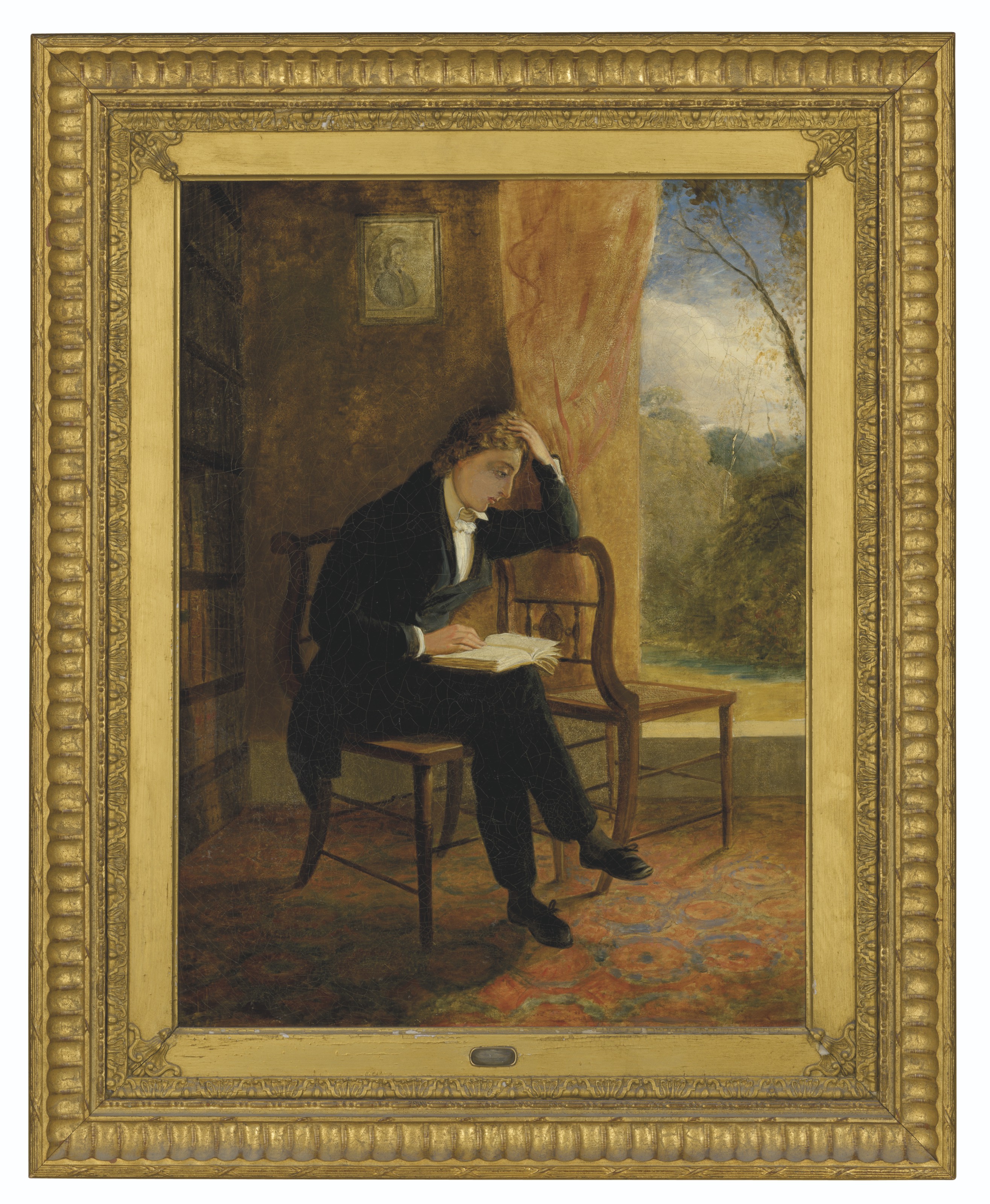 Joseph Severn (1793-1872), Portrait of John Keats at Wentworth Place on ...