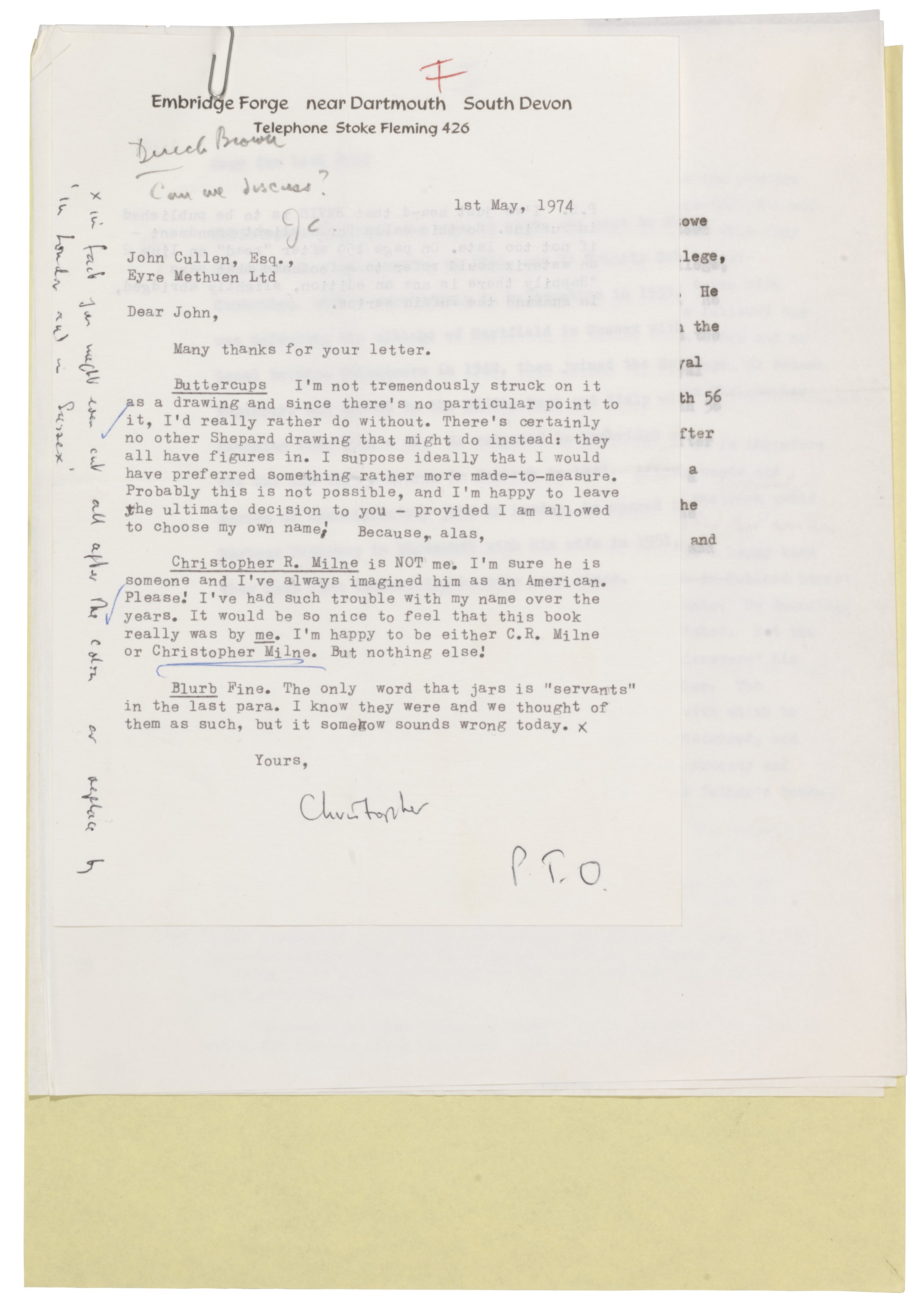 Christopher Robin Milne (1920-1996) and Ernest Howard Shepard (1879 ...