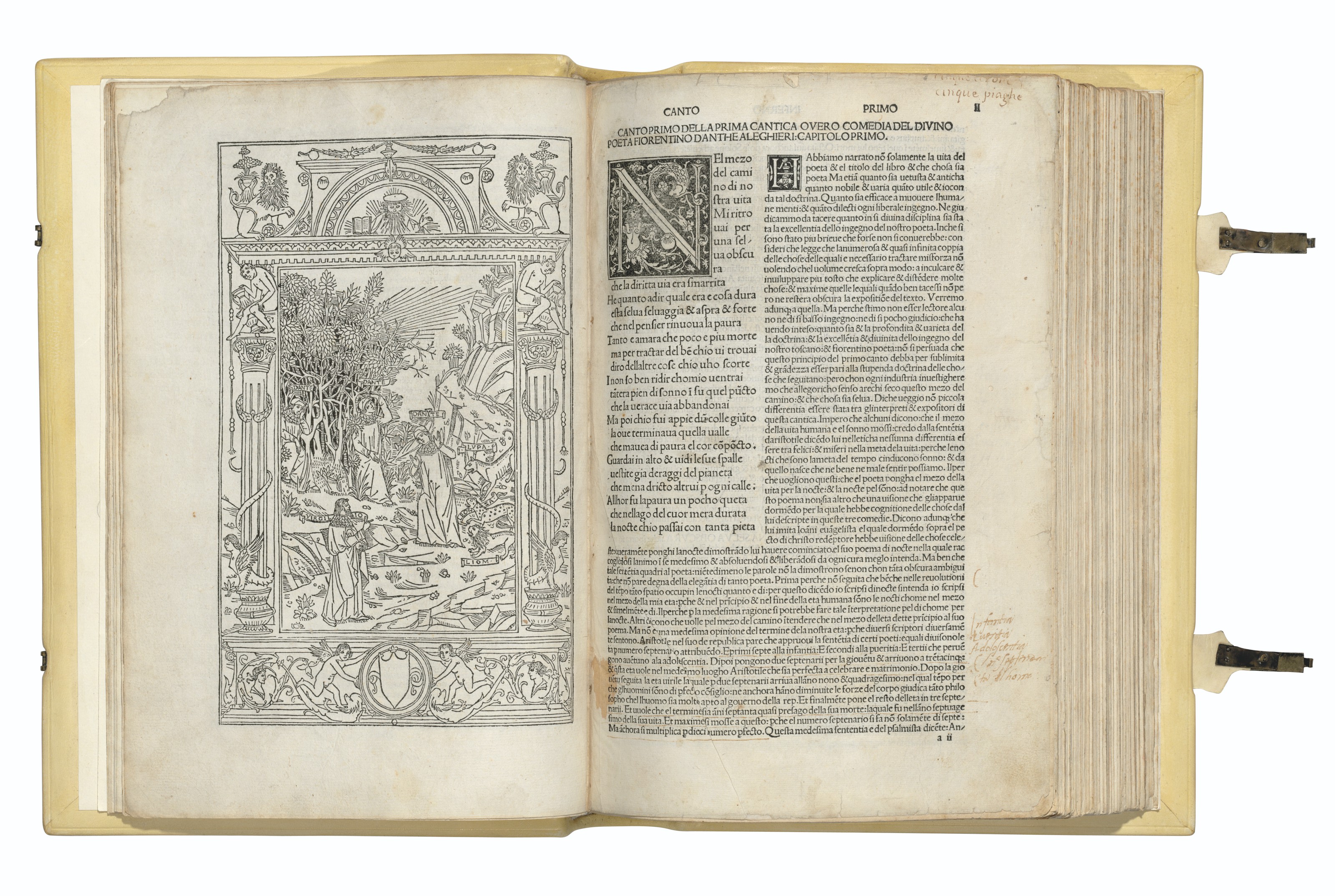 Dante Alighieri (1265-1321), La Commedia. Commentary by Christophorus ...