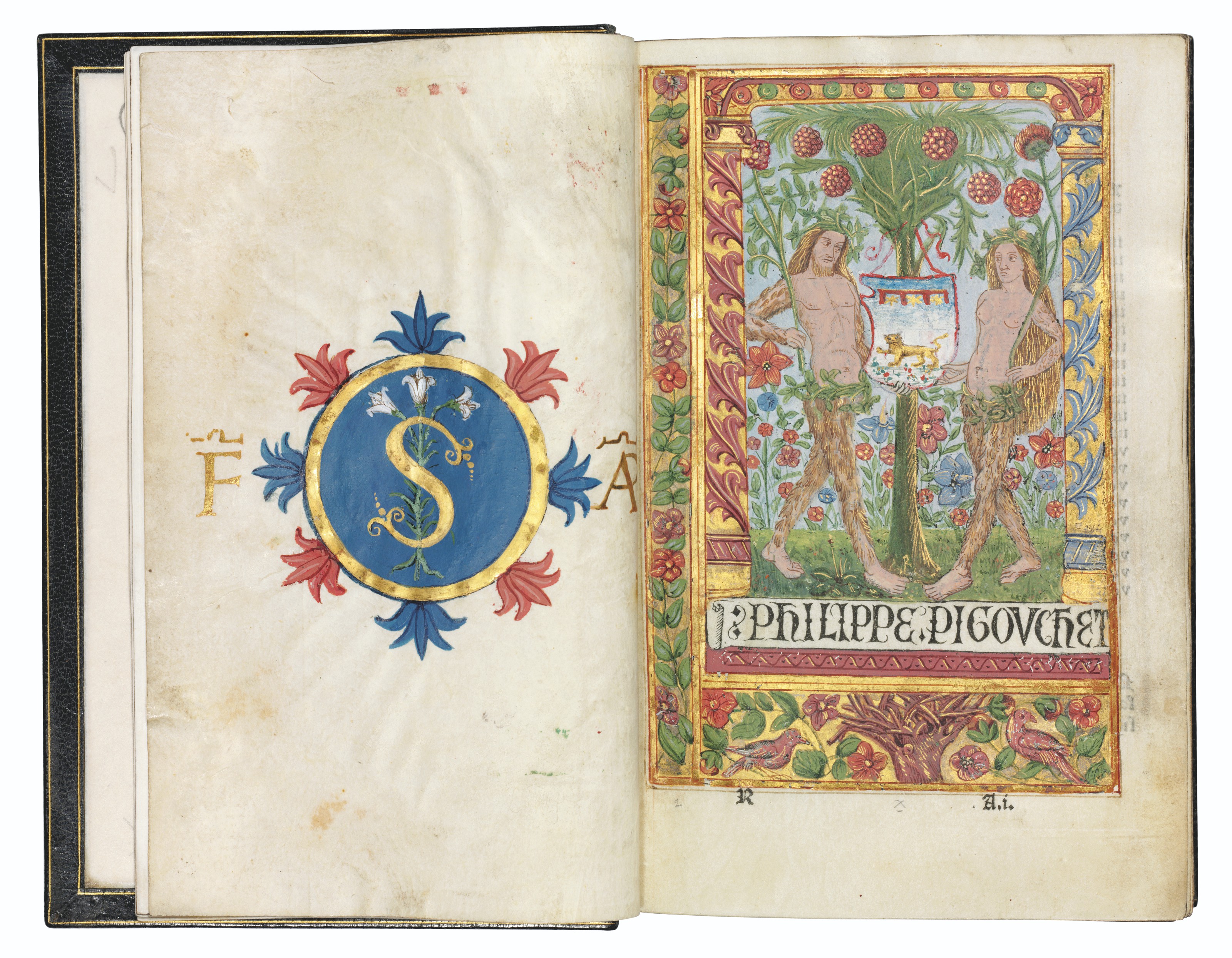 Book of Hours, HORAE, use of Rome, in Latin and French. Paris: Philippe ...