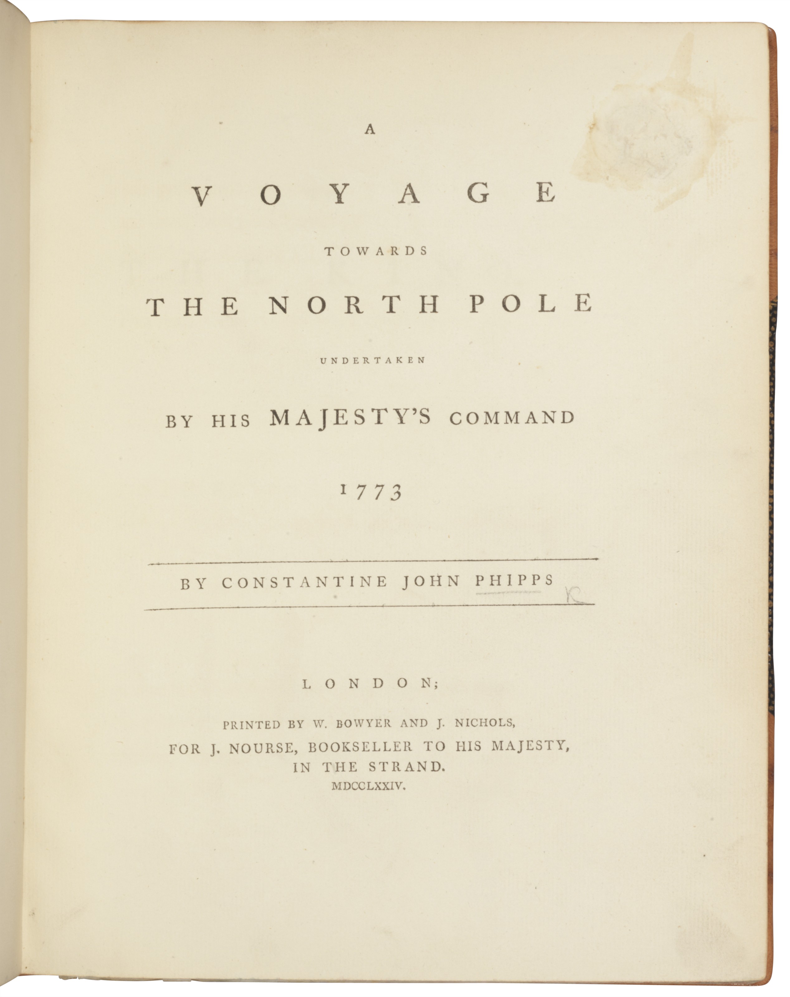 Constantine John Phipps (1744-1792), A Voyage Toward the North Pole ...